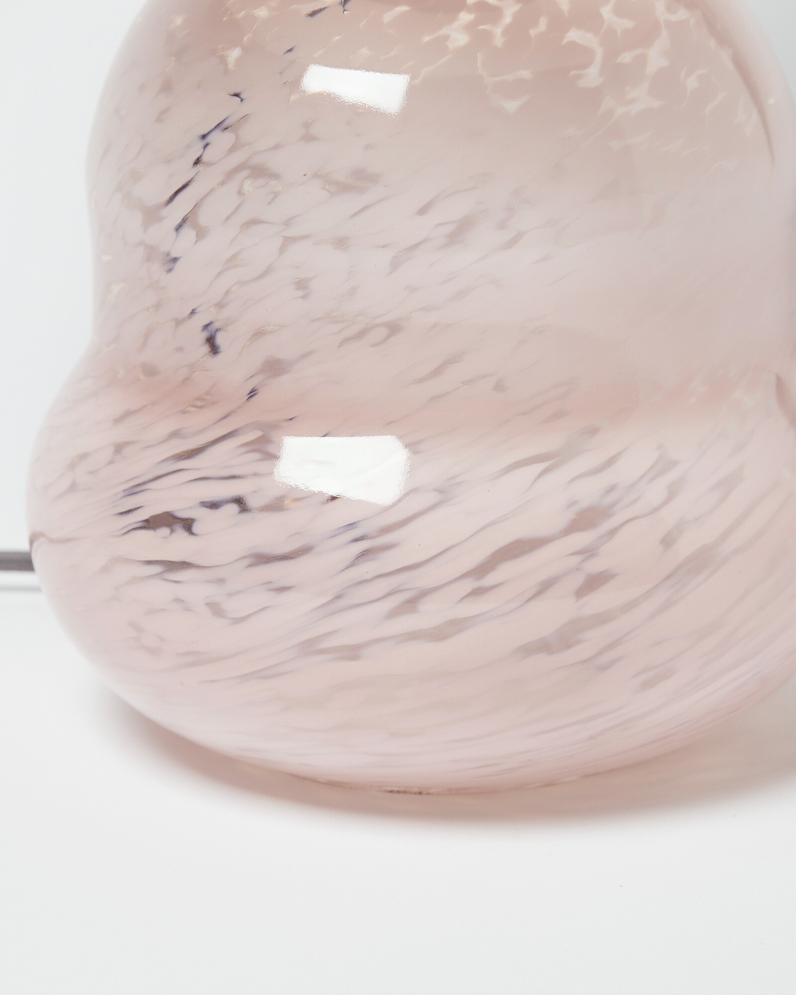 Oakley Pink Glass Desk & Table Lamp | Oliver Bonas
