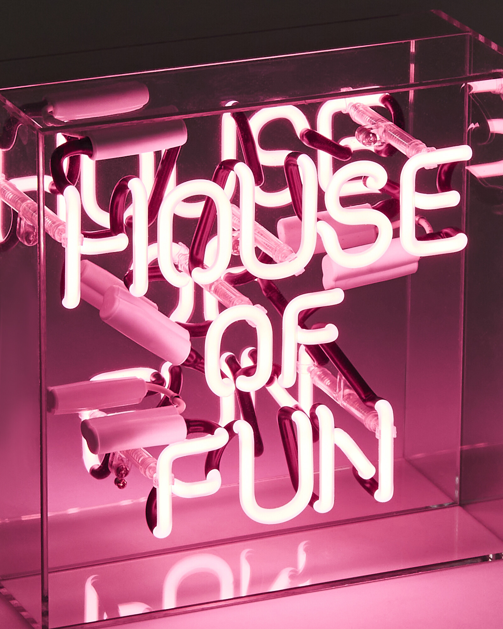House of Fun Pink Neon Sign | Oliver Bonas