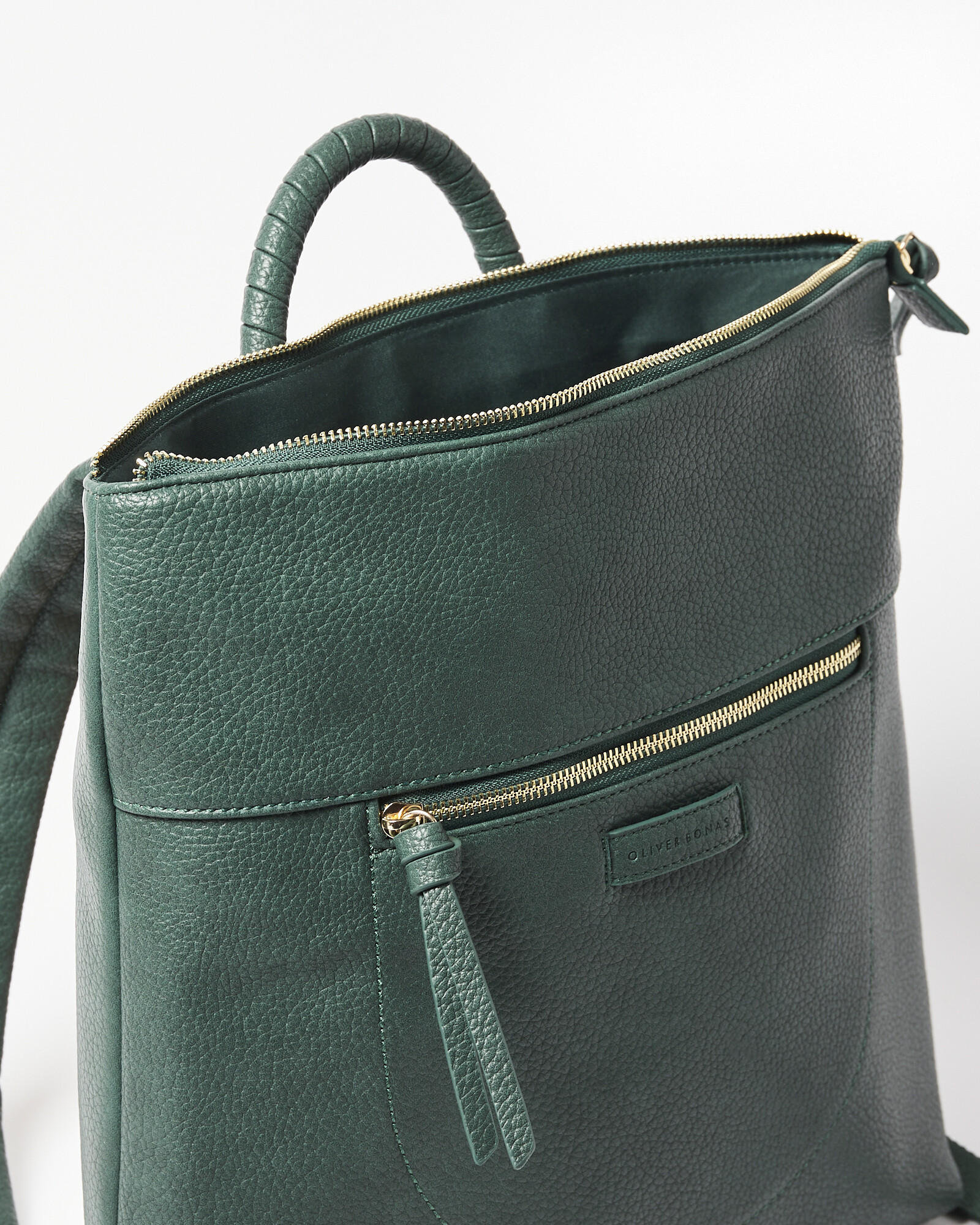 Alfa Teal Green Slim Backpack Medium | Oliver Bonas