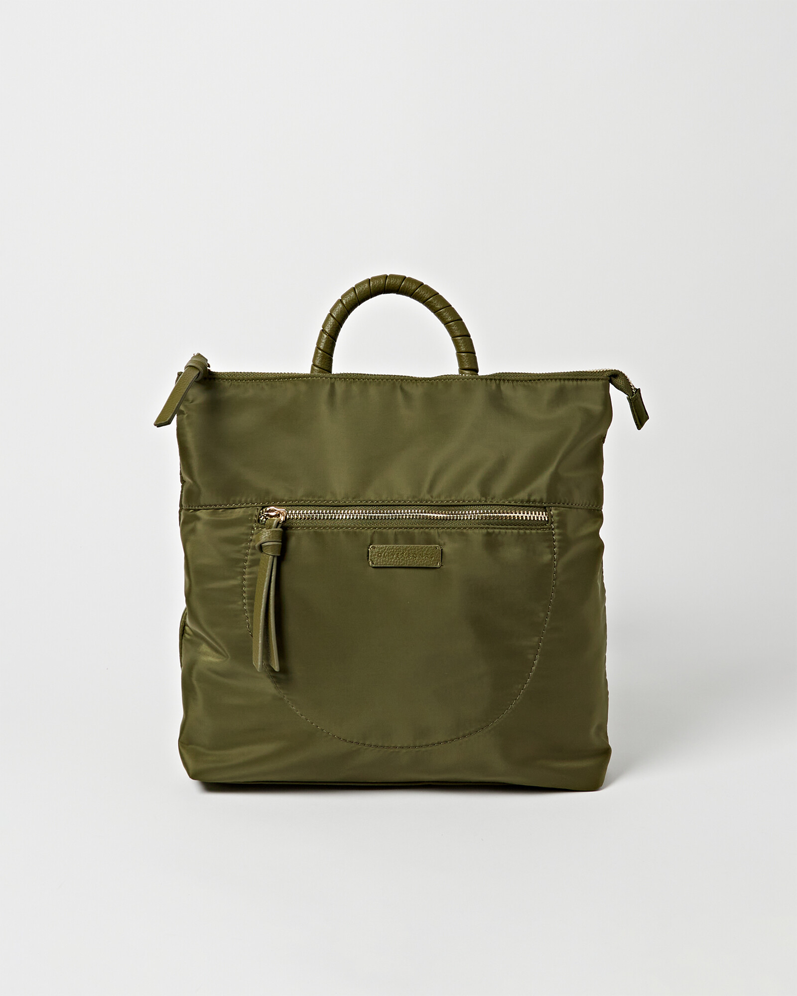 Alfa Khaki Green Backpack | Oliver Bonas