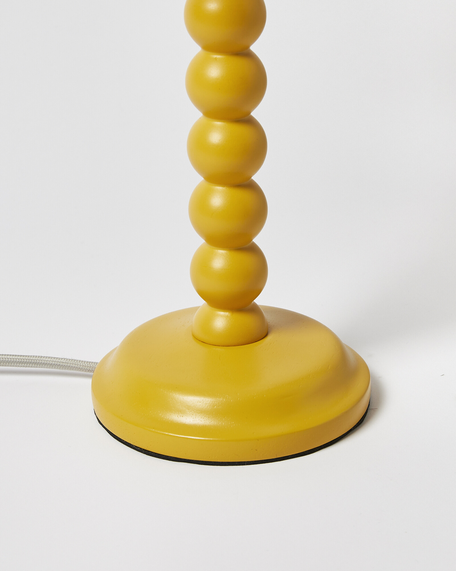 Bobbin Yellow Wooden Desk & Table Lamp | Oliver Bonas