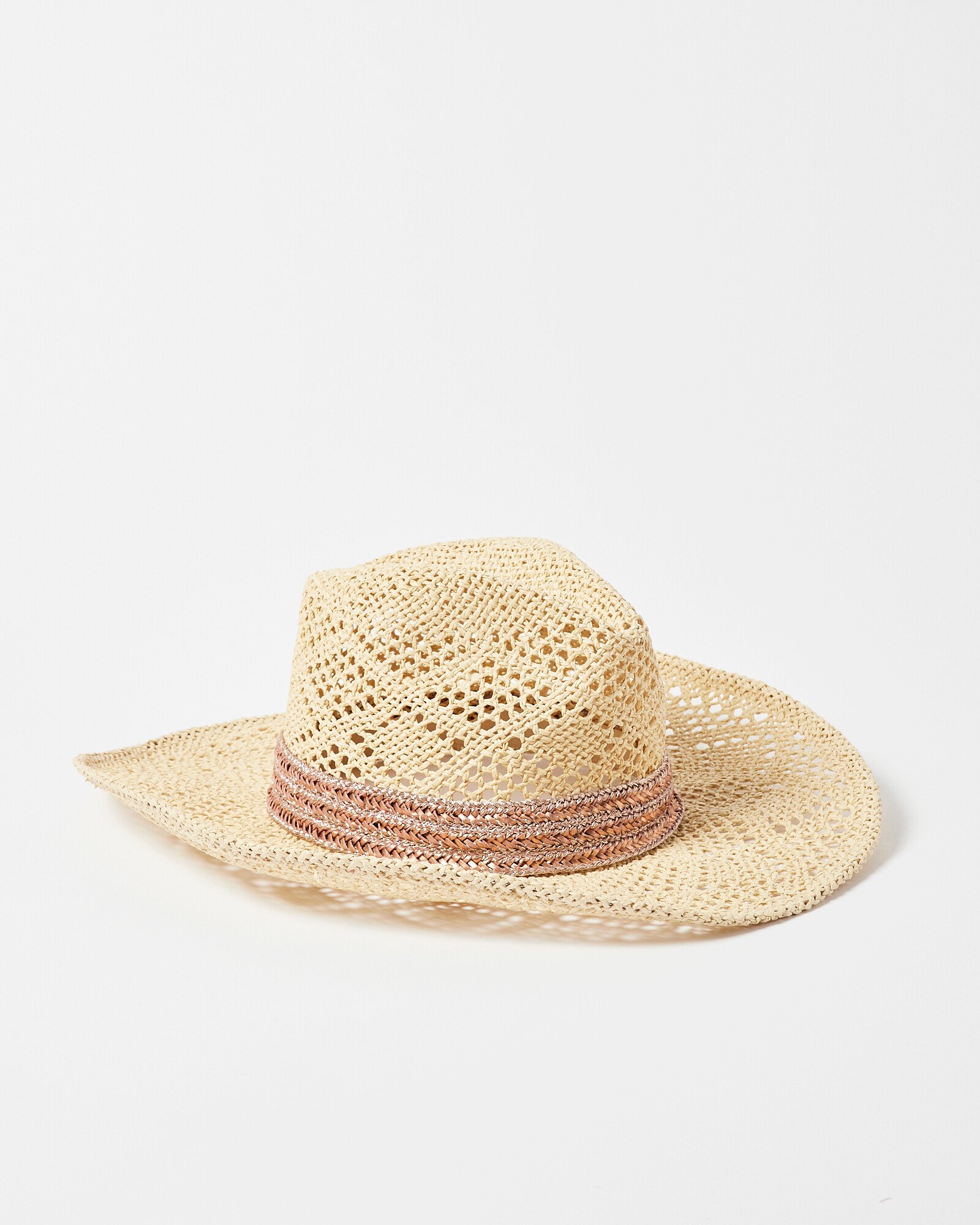 Glam Metallic Cowboy Hat | Oliver Bonas