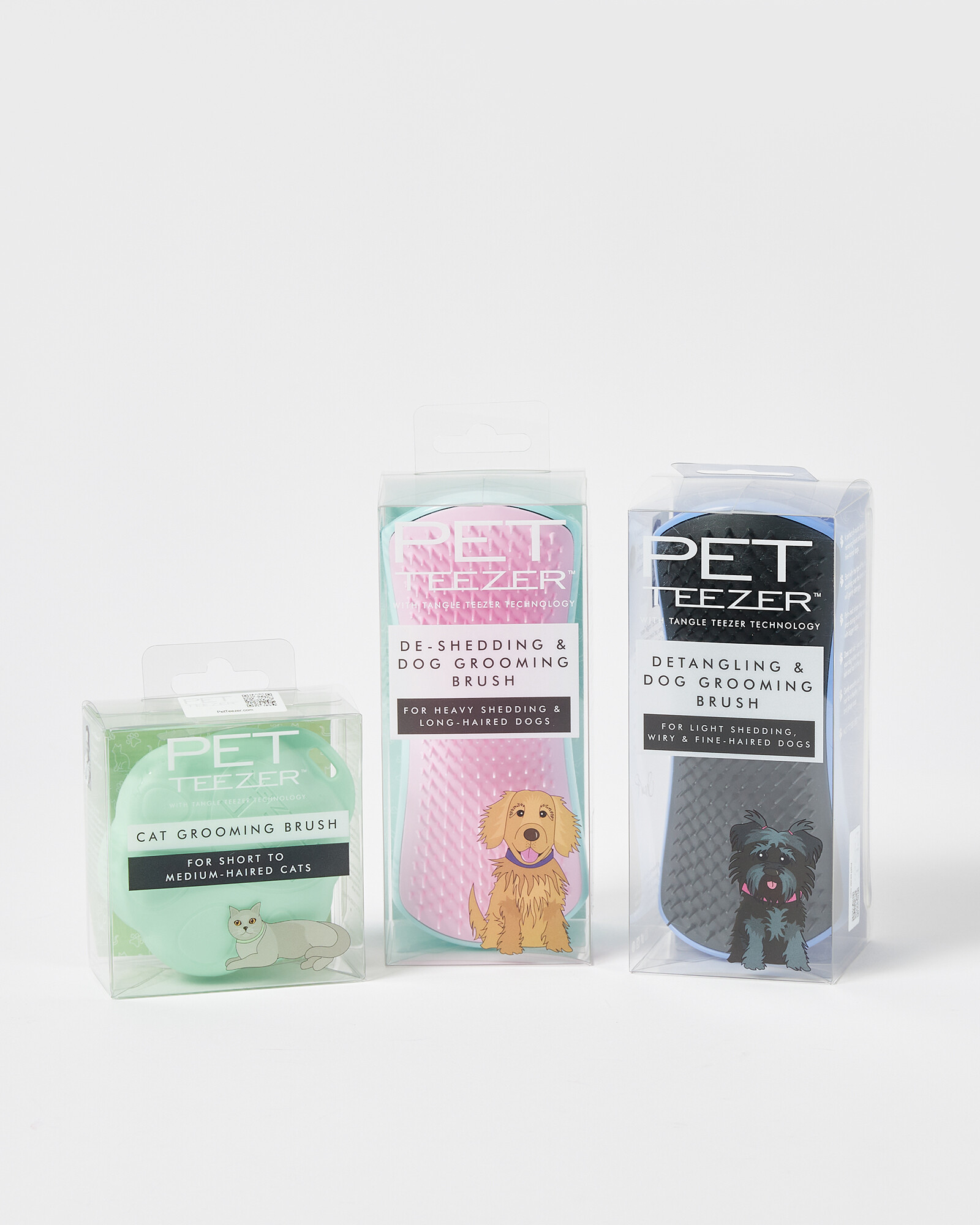 Mint Green & Pink Pet Tangle Teezer | Oliver Bonas