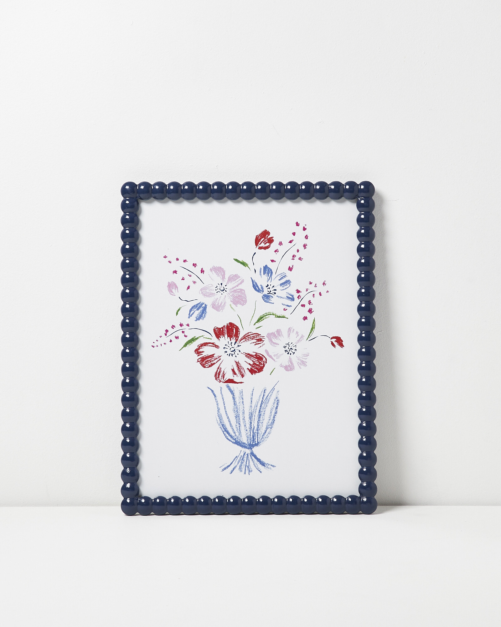 Bobbin Navy Blue Wooden Hanging Photo Frame A3 | Oliver Bonas