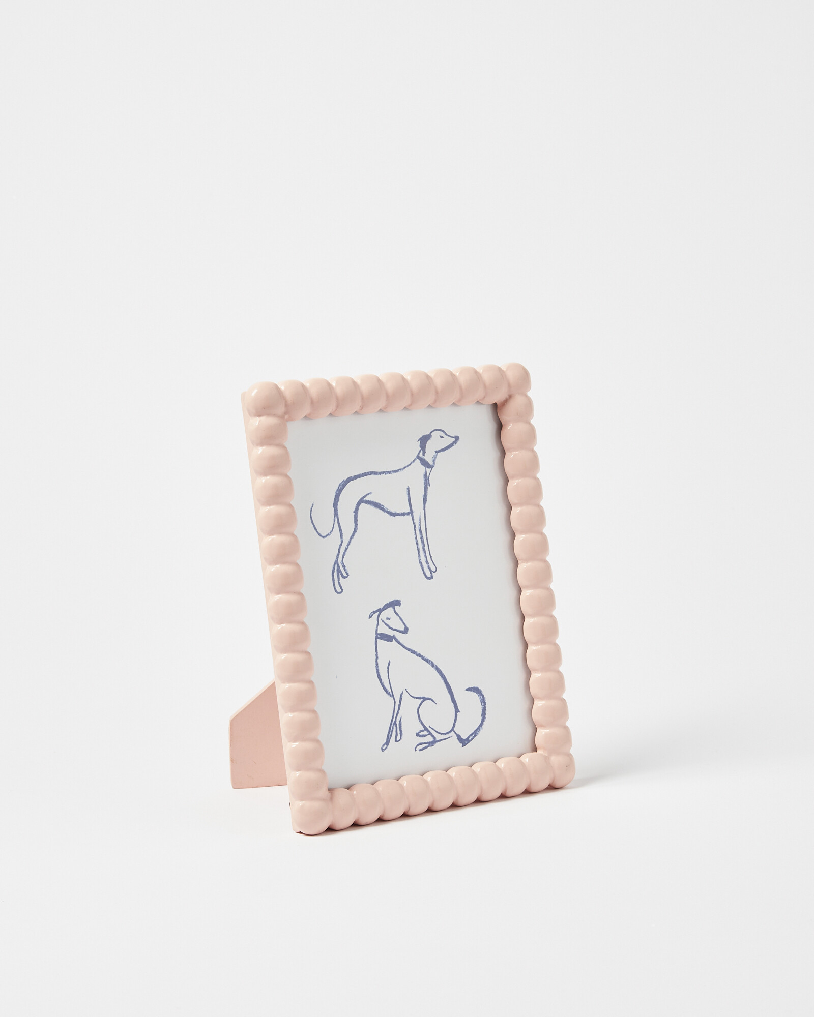 Bobbin Pink Wooden Photo Frame 6x8" | Oliver Bonas