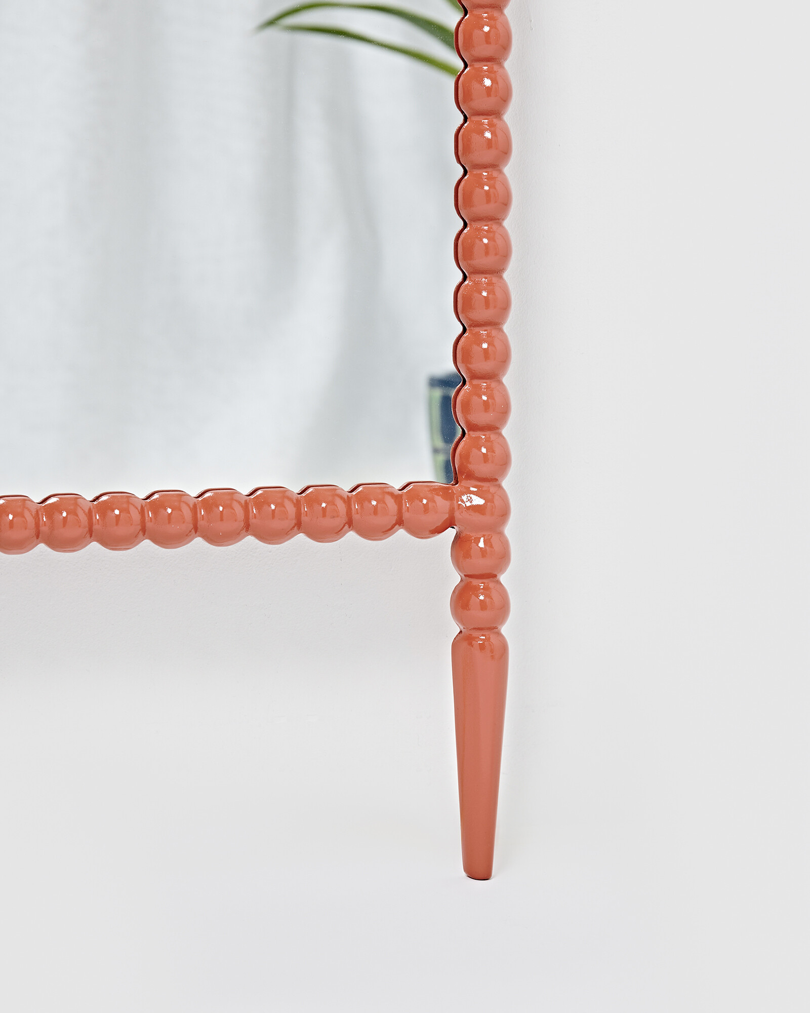 Bobbin Standing Pink Wooden Full Length Mirror | Oliver Bonas