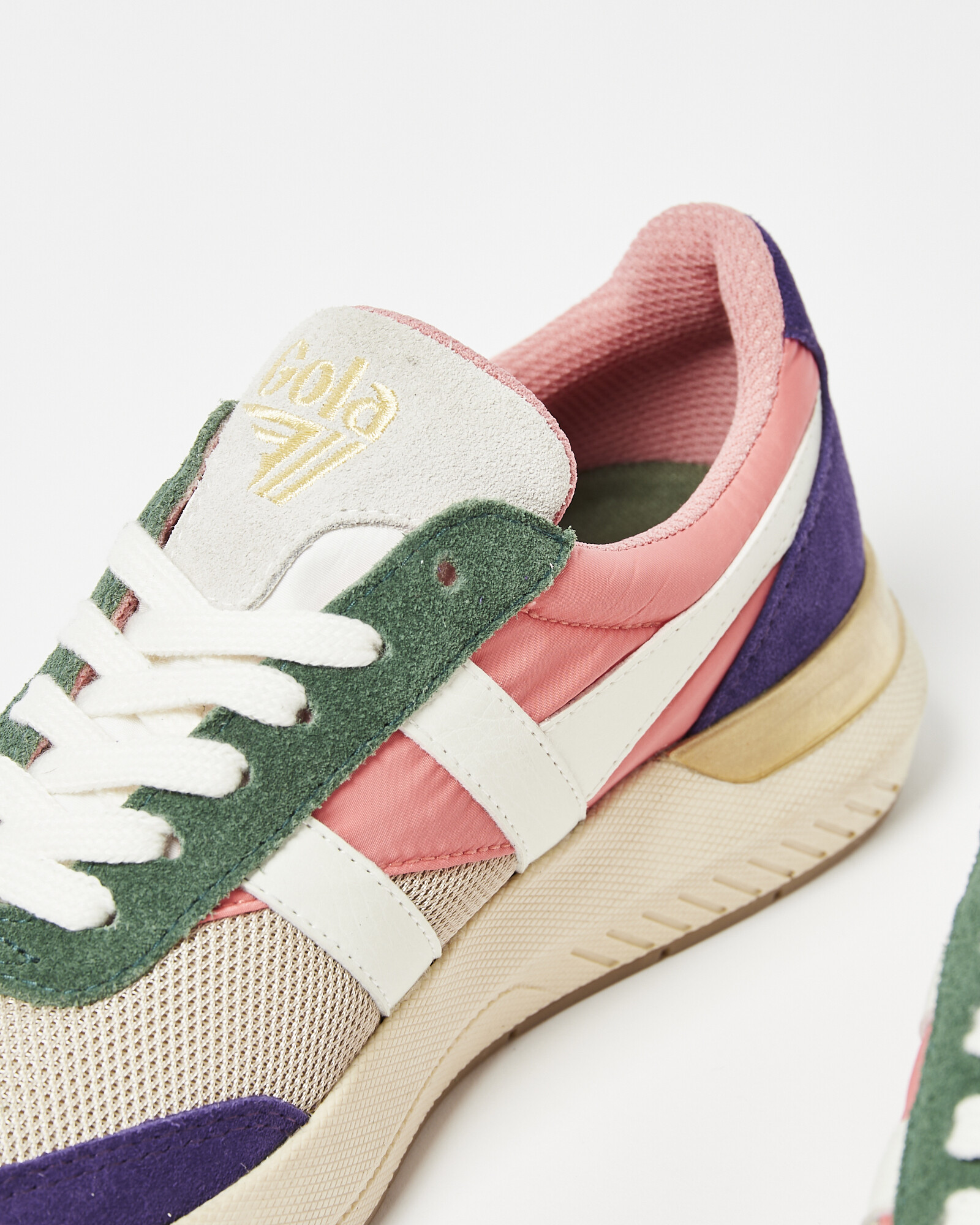 Gola Raven Coral Pink & Purple Trainers | Oliver Bonas