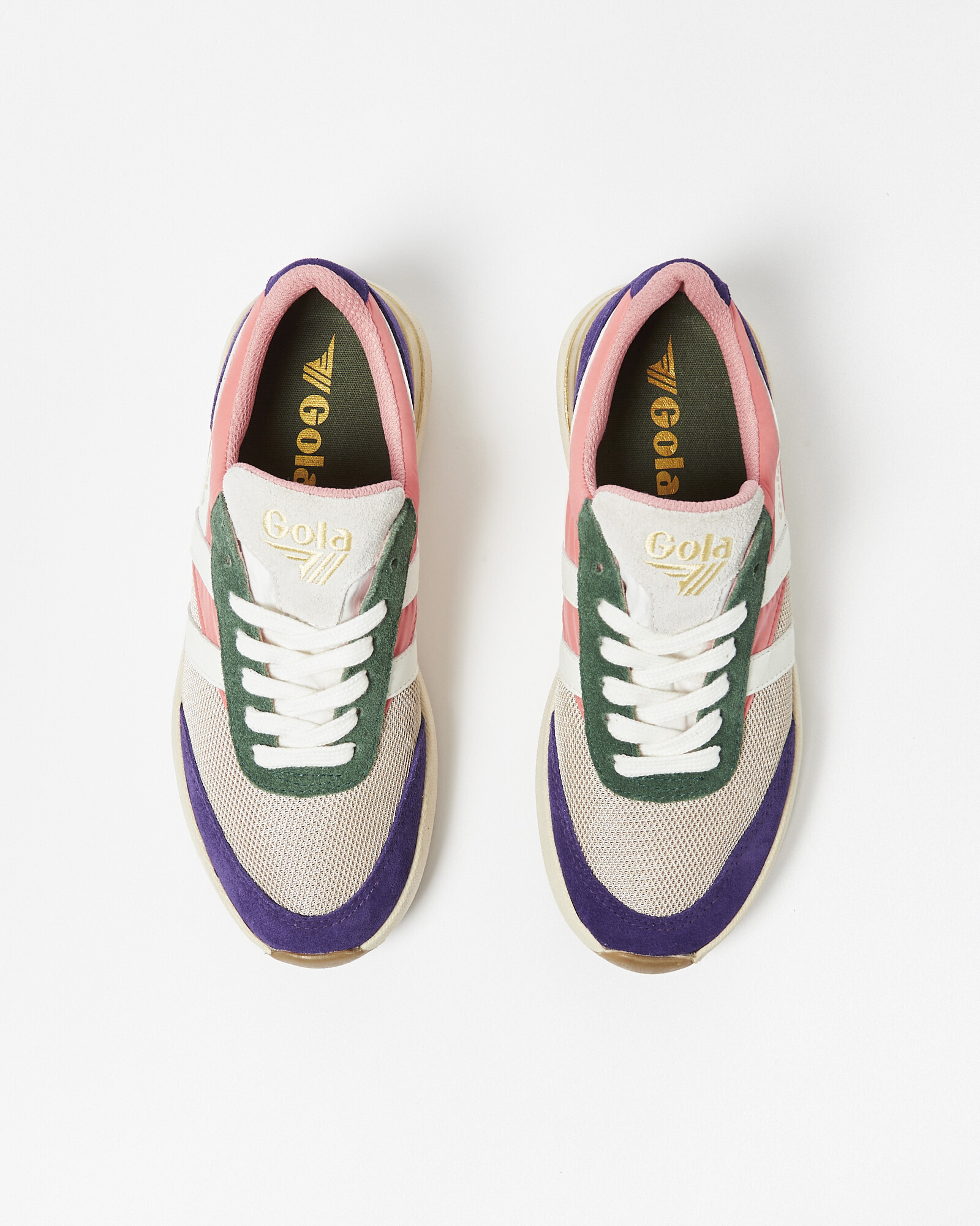 Gola Raven Coral Pink & Purple Trainers | Oliver Bonas