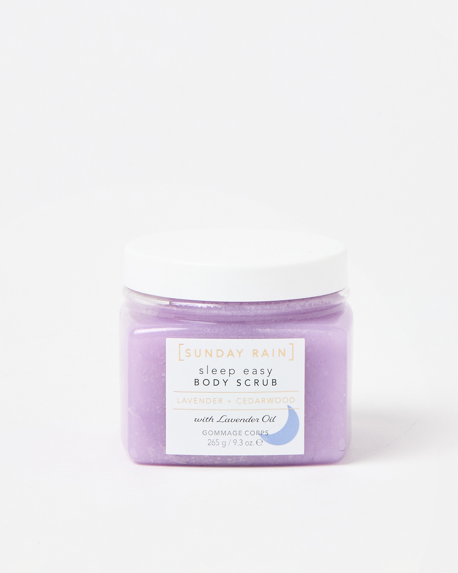 Sunday Rain Sleep Easy Lavender Body Scrub | Oliver Bonas