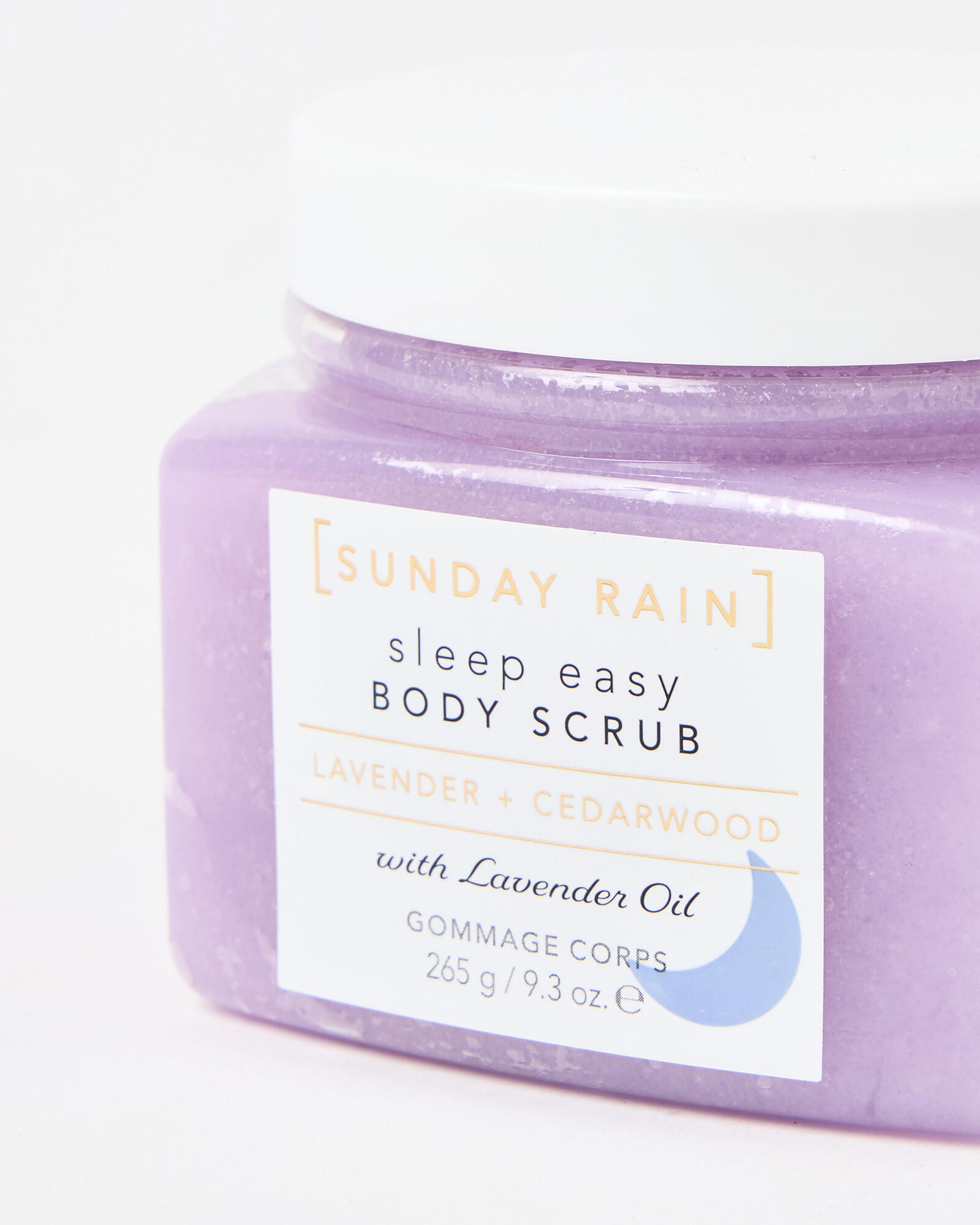 Sunday Rain Sleep Easy Lavender Body Scrub | Oliver Bonas