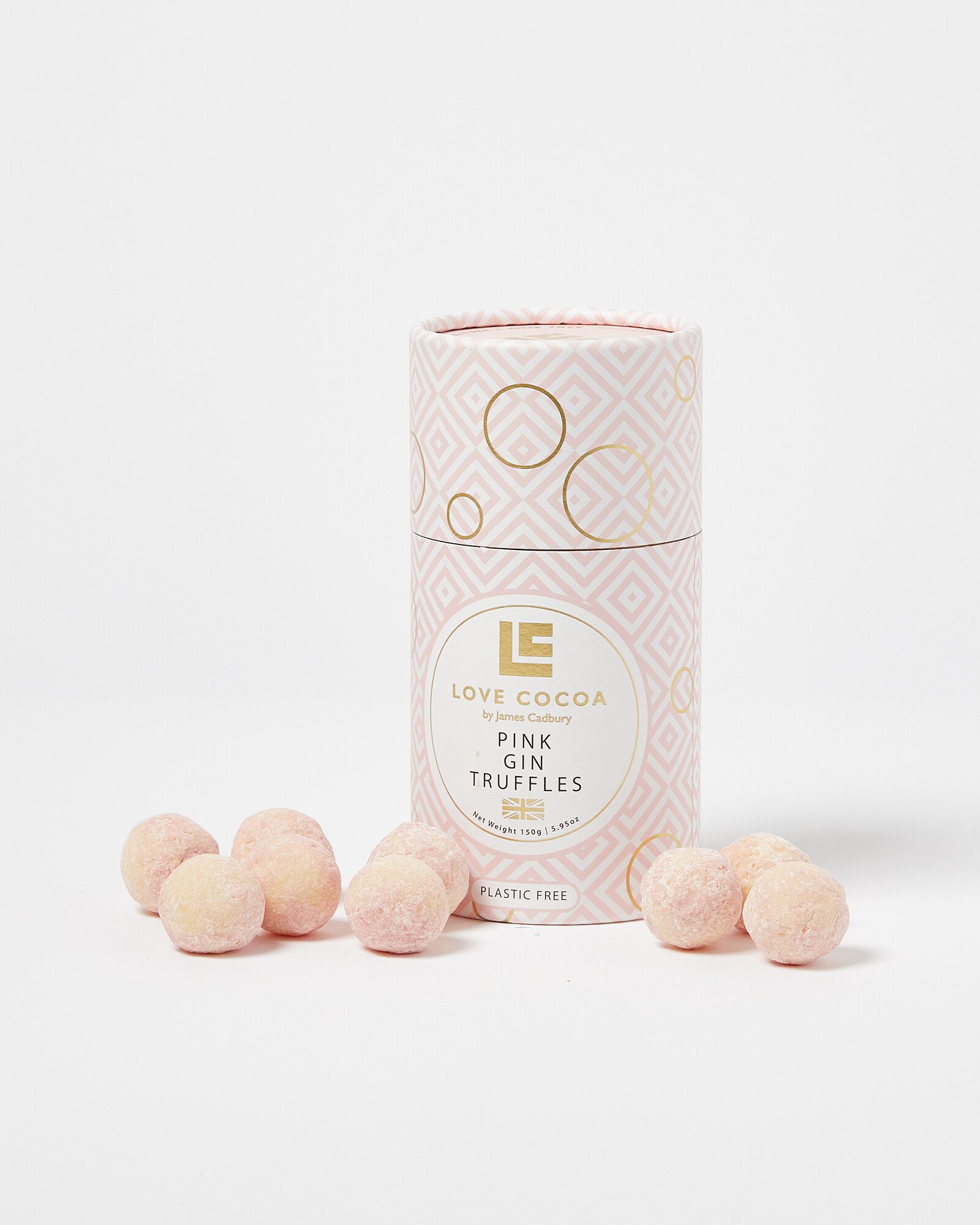 Love Cocoa Pink Gin Chocolate Truffles | Oliver Bonas