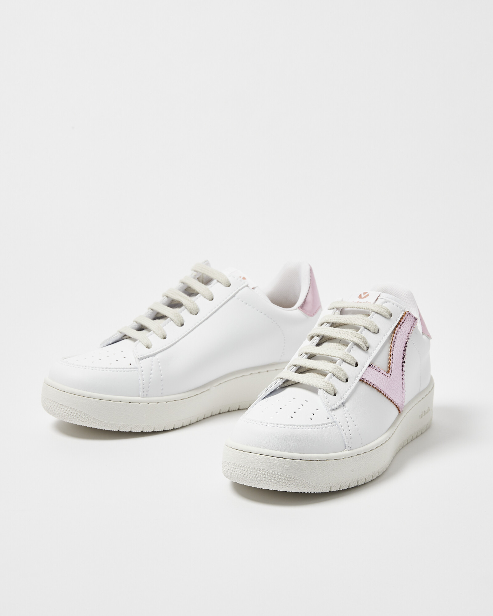 Victoria Pink Metallic Rosa Madrid Trainers | Oliver Bonas