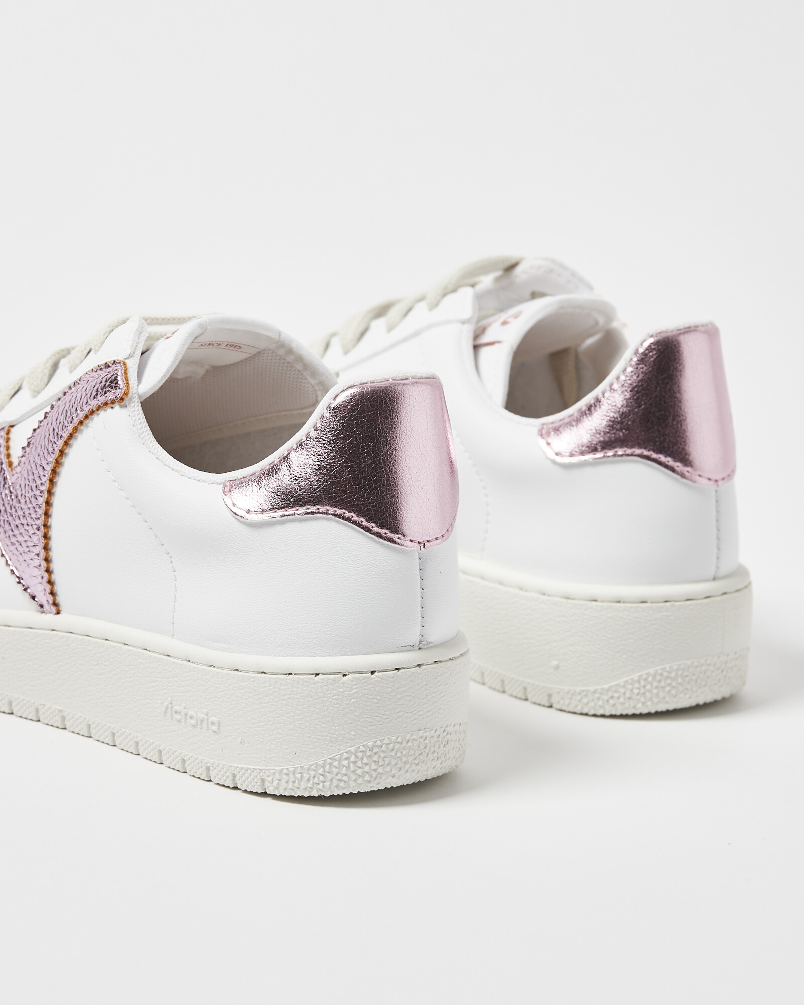 Victoria Pink Metallic Rosa Madrid Trainers | Oliver Bonas