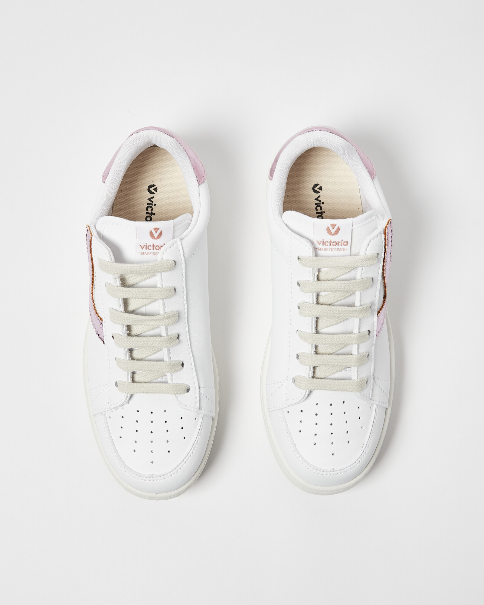 Victoria Pink Metallic Rosa Madrid Trainers | Oliver Bonas