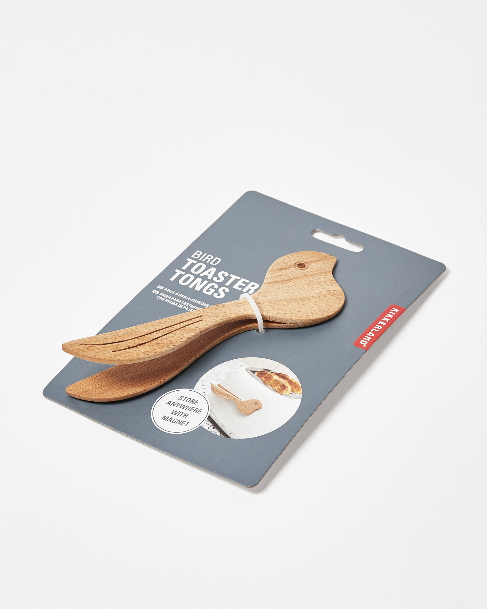 Bird Wooden Toaster Tongs | Oliver Bonas