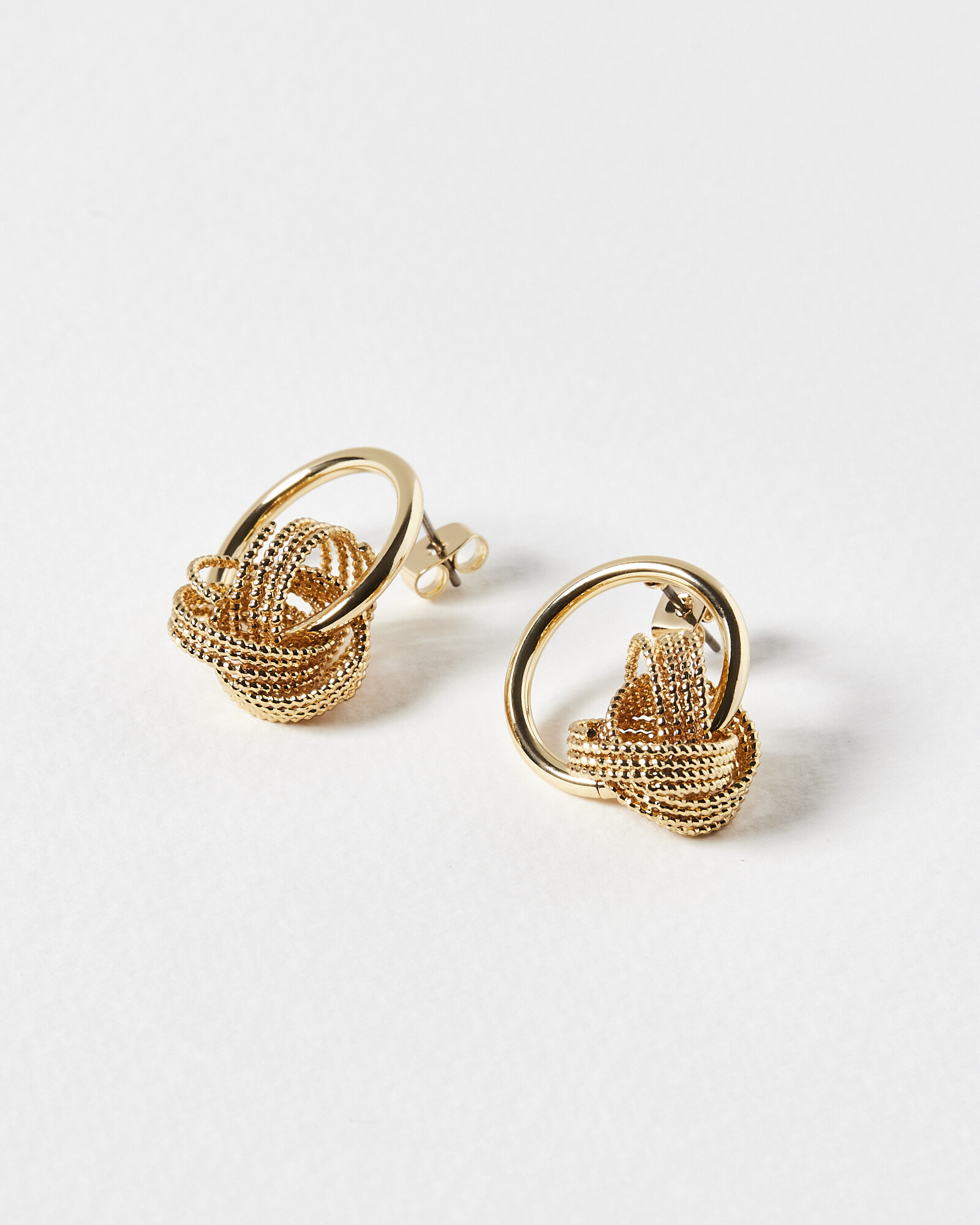 Celestia Interlinked Loops Drop Earrings | Oliver Bonas