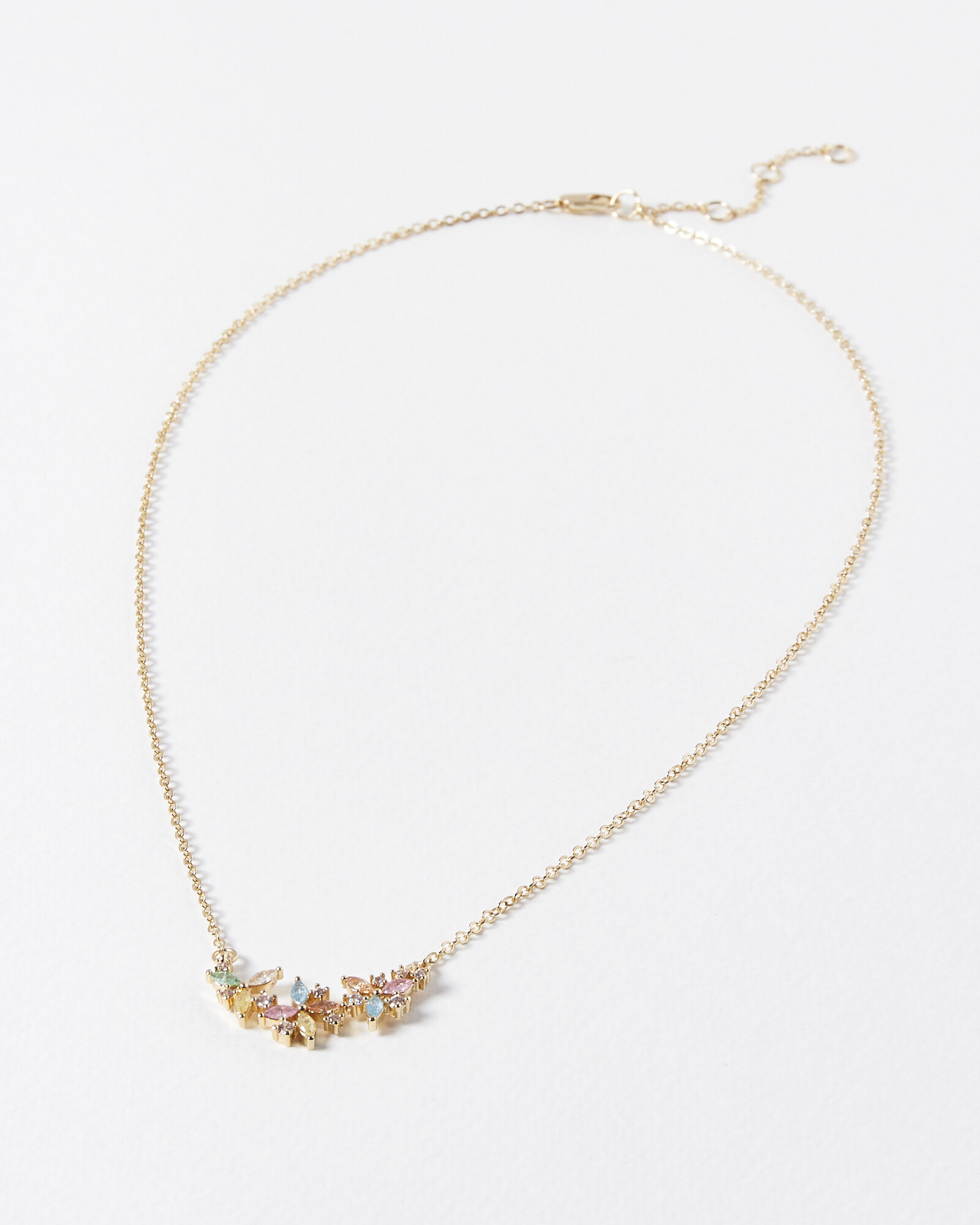 Nara Bead Cluster Chain Necklace | Oliver Bonas