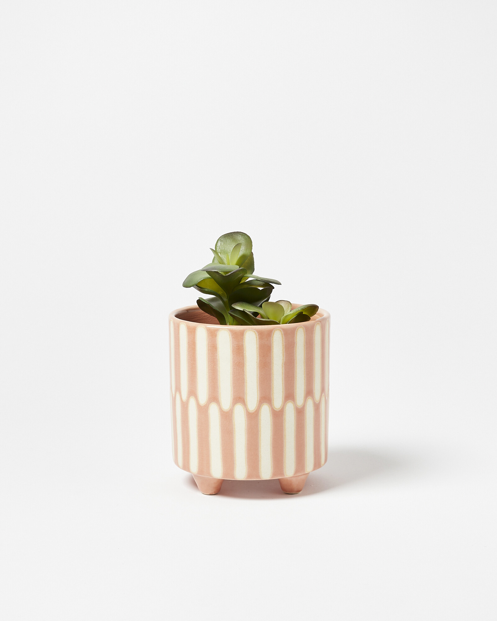 Dalloway Dash Pink Plant Pot Small | Oliver Bonas IE