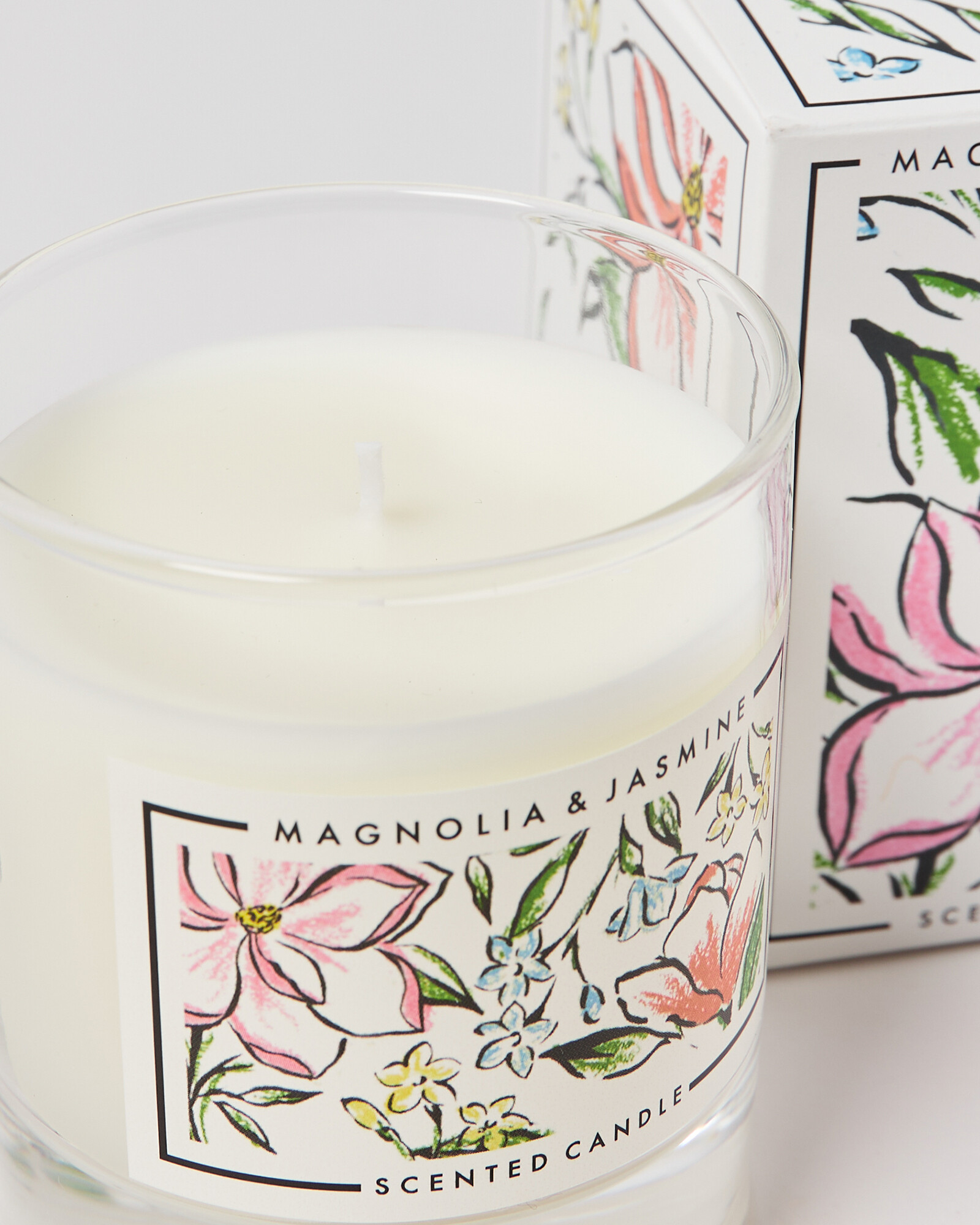 Florence Magnolia & Jasmine Floral Scented Candle | Oliver Bonas