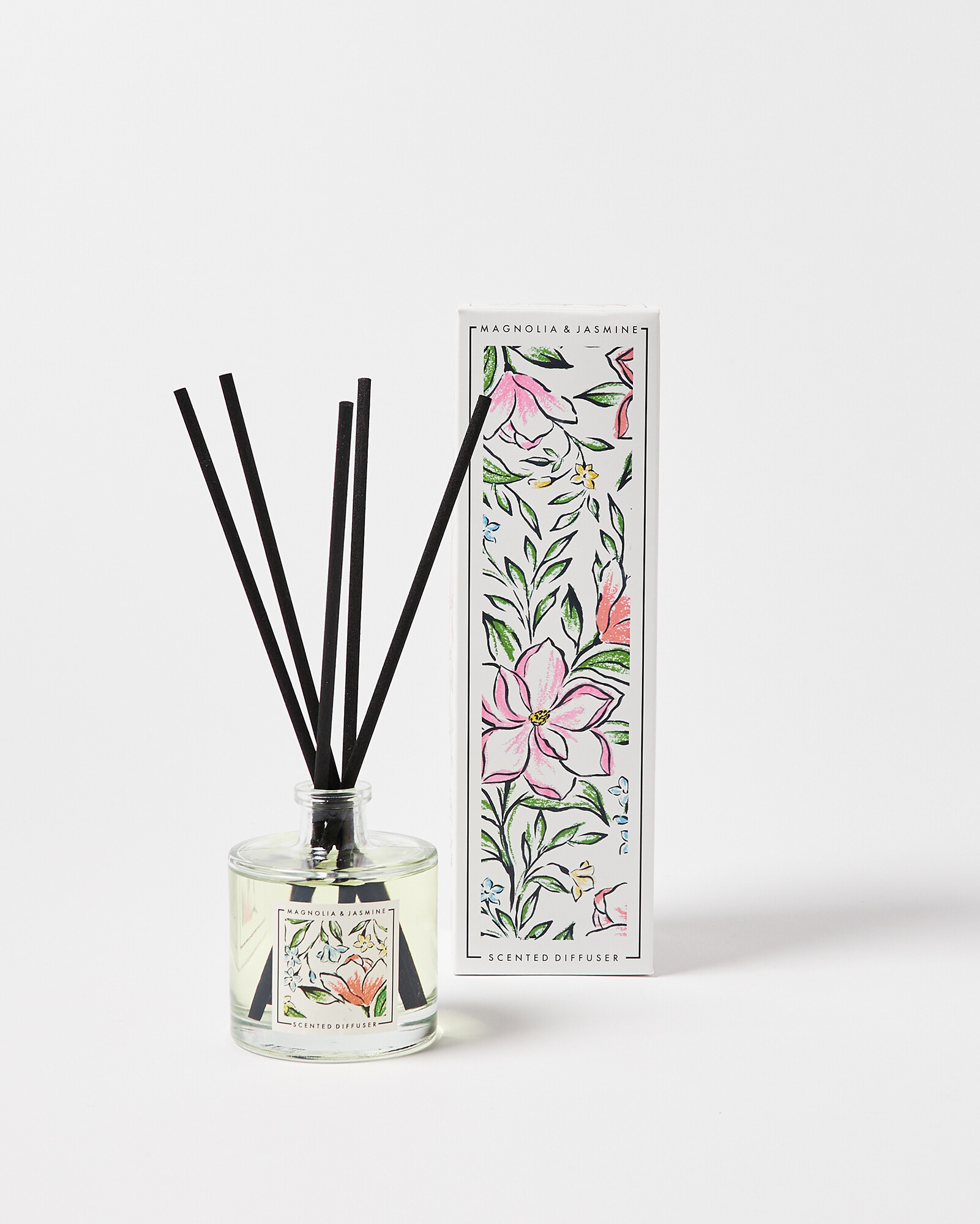 Florence Magnolia & Jasmine Floral Scented Reed Diffuser | Oliver Bonas