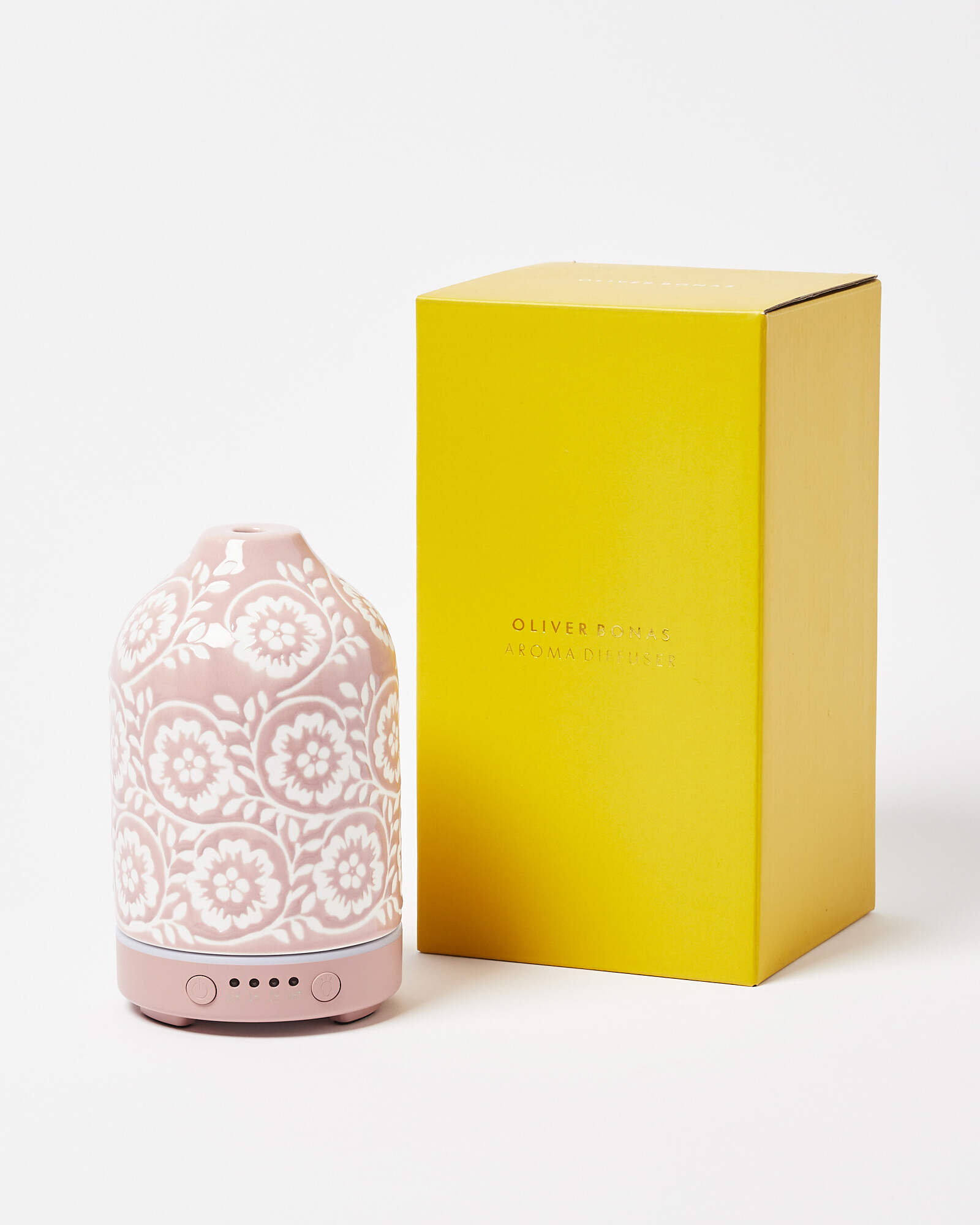 Velma Floral Pink Essential Oil Electric Aroma Diffuser | Oliver Bonas