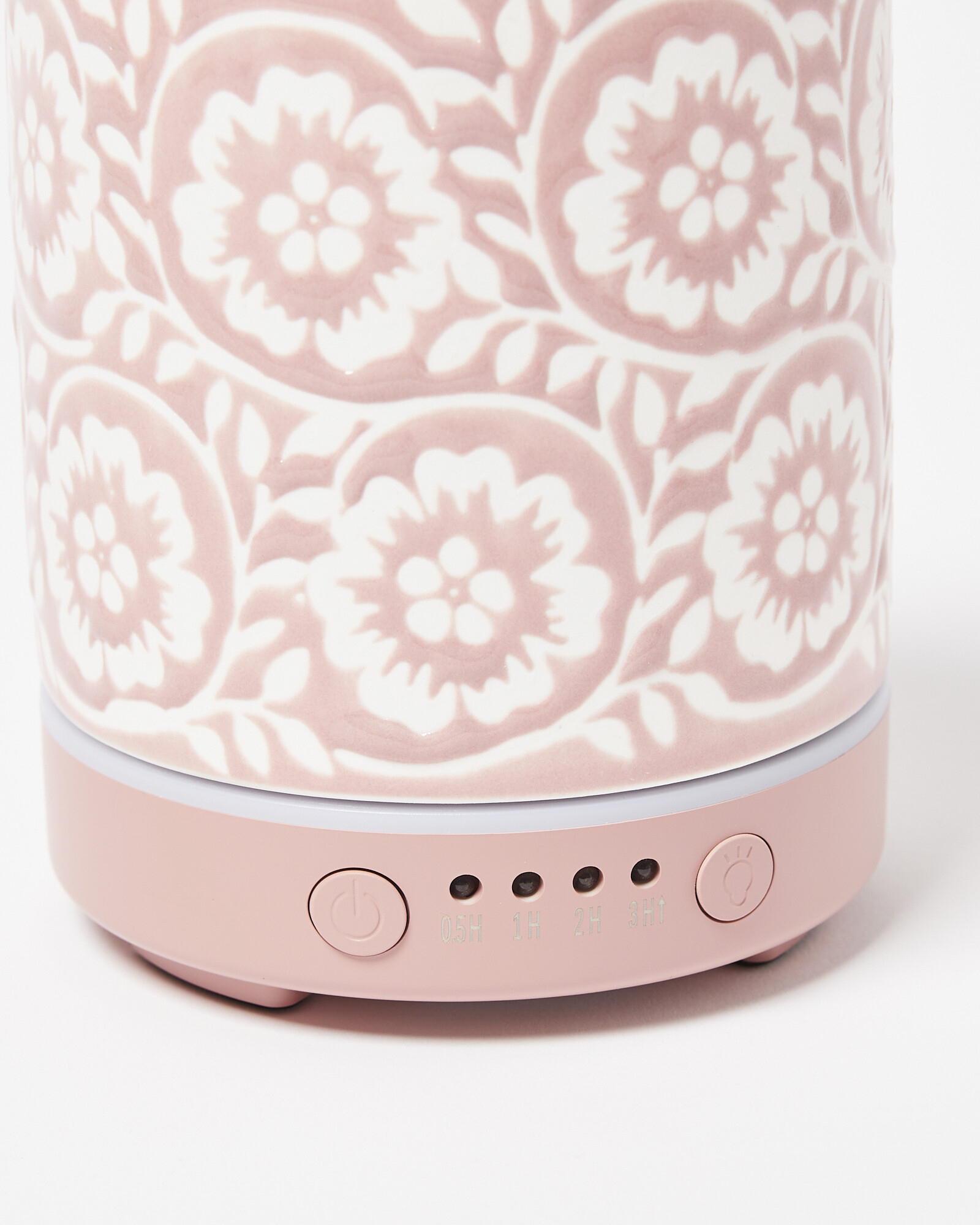 Velma Floral Pink Essential Oil Electric Aroma Diffuser | Oliver Bonas