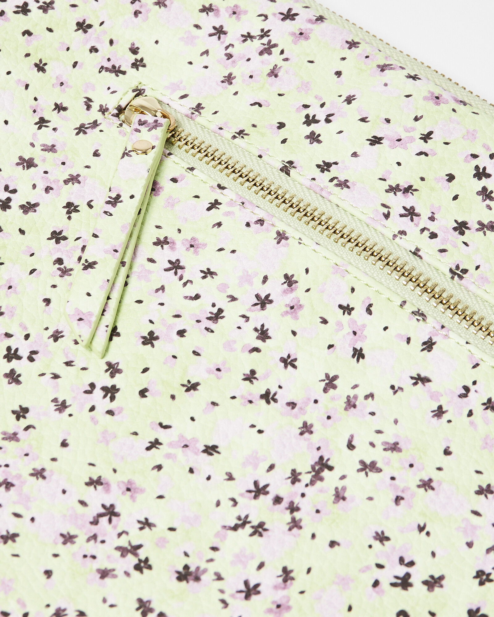 Lime Floral Green Laptop Case | Oliver Bonas