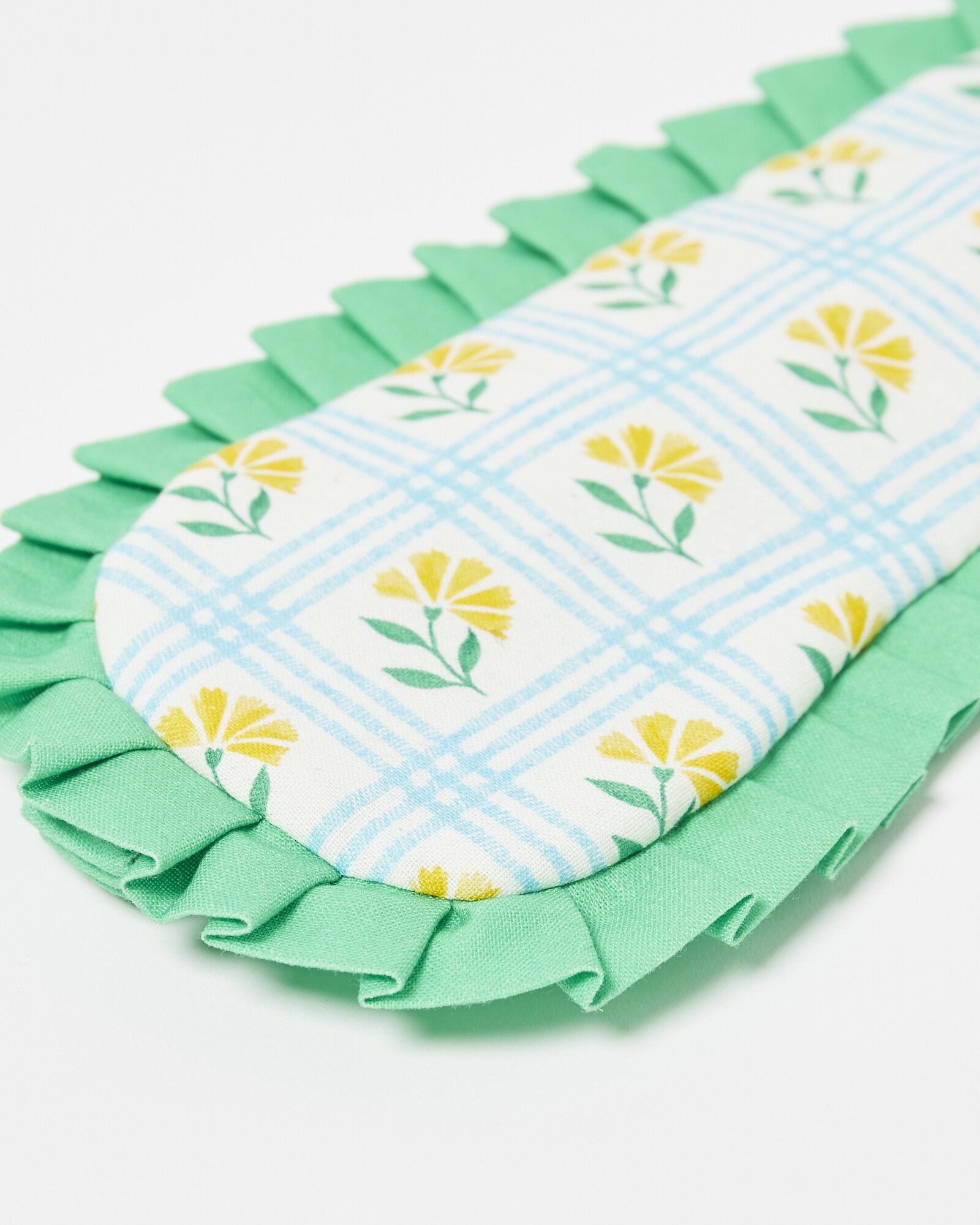 Ida Yellow Flower Eye Mask | Oliver Bonas