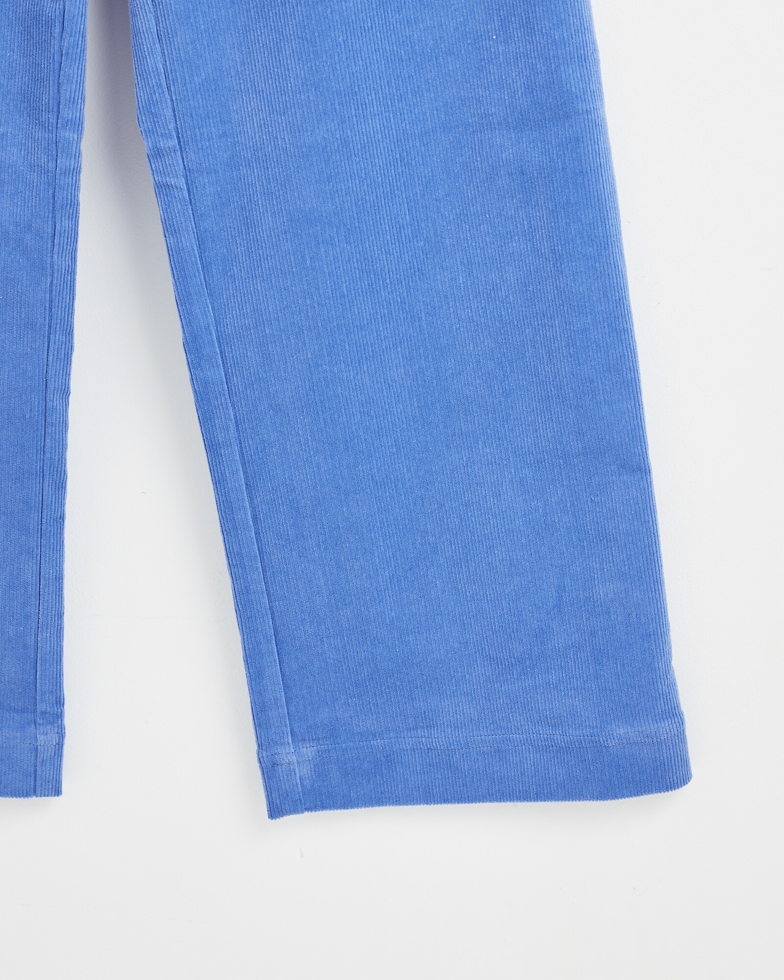 Powder Blue Corduroy Wide Leg Trousers | Oliver Bonas