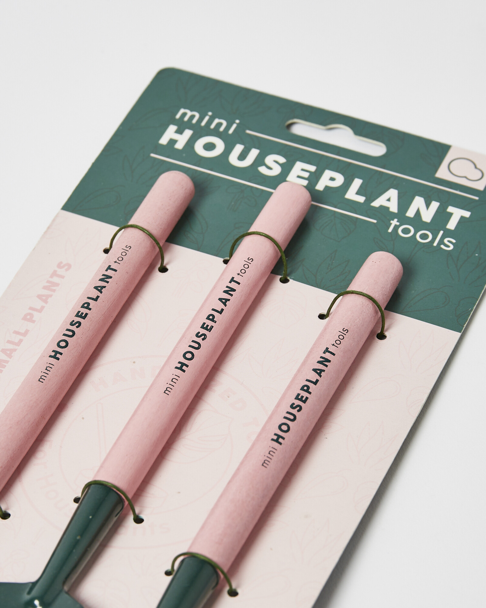 House Plant Pink & Green Mini Gardening Tools | Oliver Bonas
