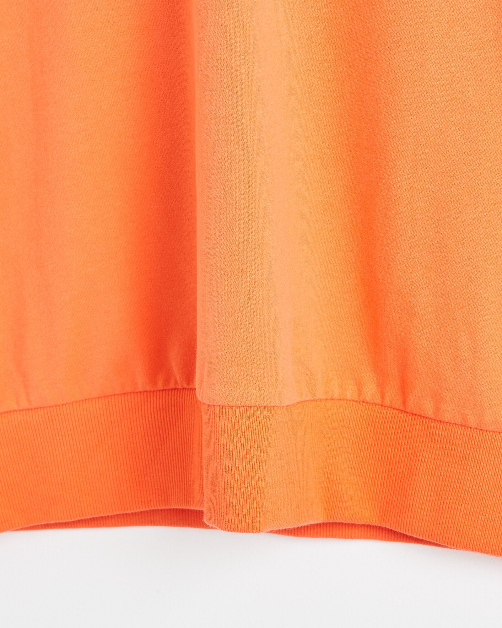Puff Sleeve Orange Jersey Top | Oliver Bonas