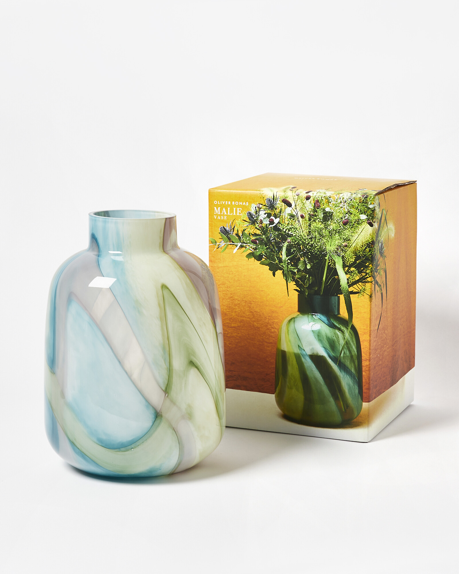 Green Vase Oliver Bonas at James Vance blog