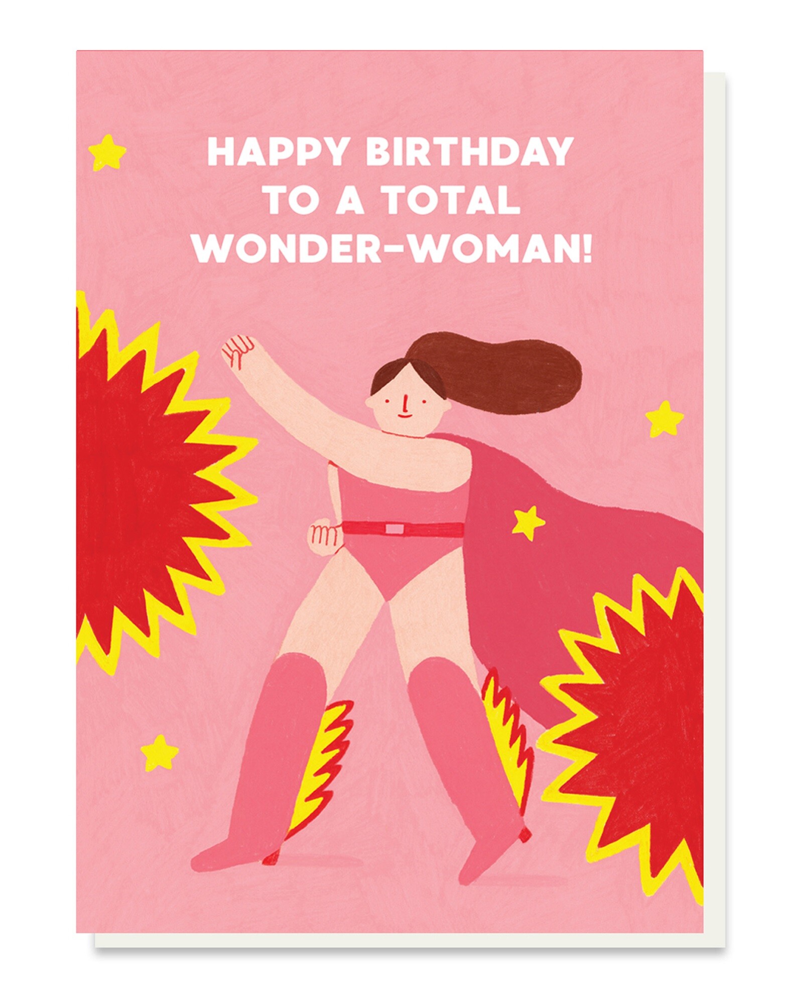 Total Wonder Woman Birthday Card | Oliver Bonas