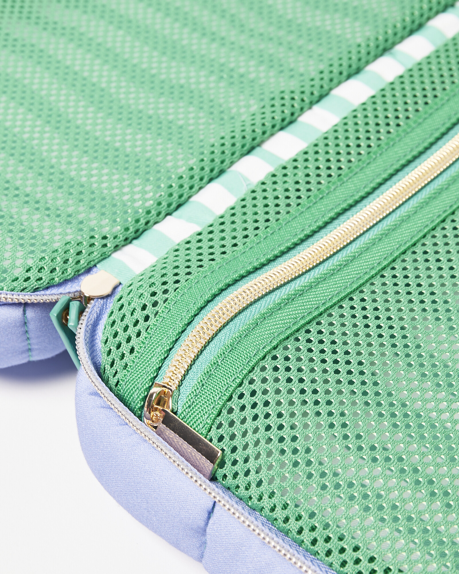 Carrie Blue Fold Out Make Up Bag Large | Oliver Bonas