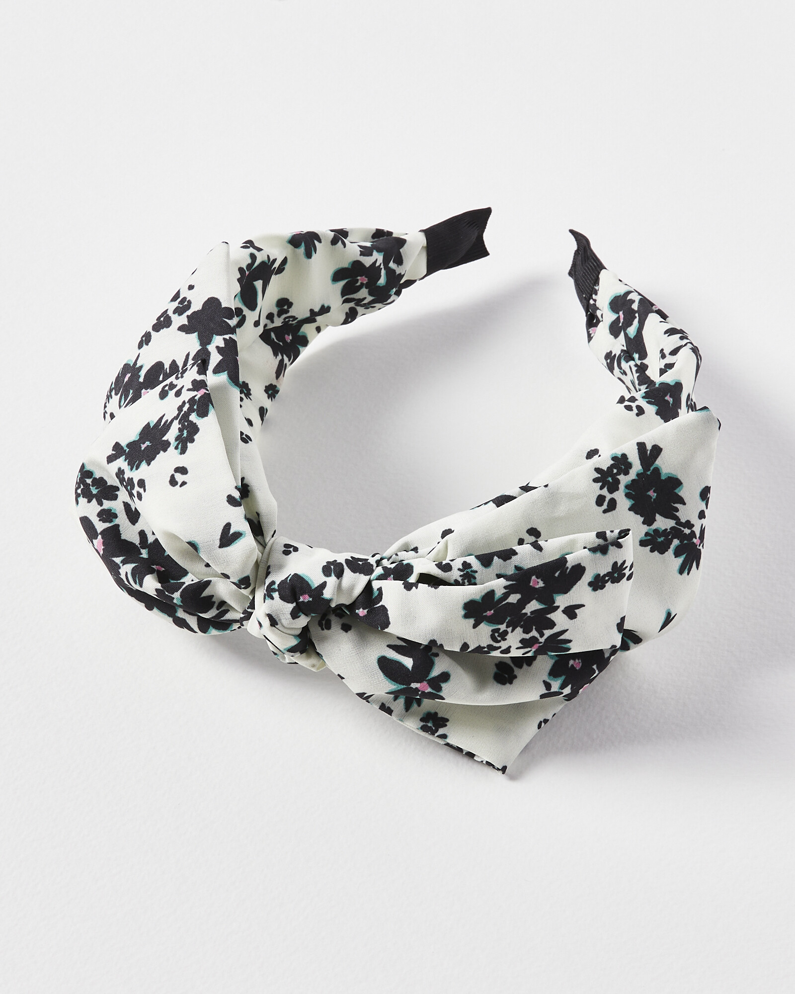March Blooms Statement Bow White Headband | Oliver Bonas