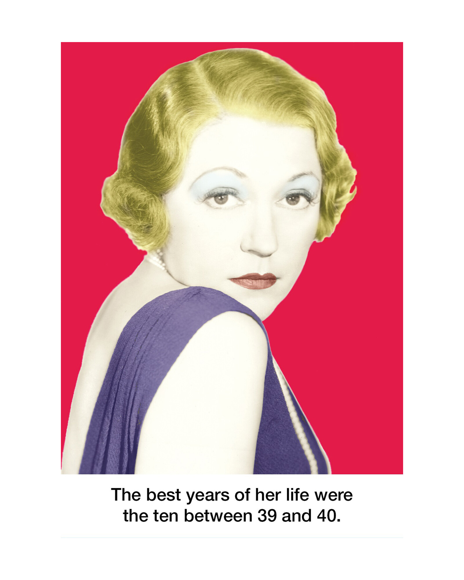 Best Ten Years Funny Card | Oliver Bonas