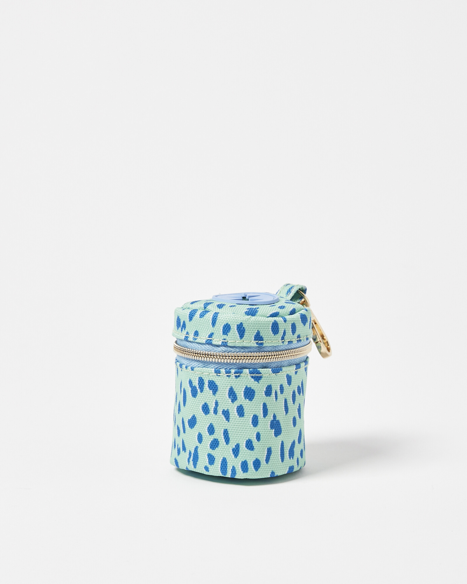 Blue Spotty Dog Poop Bag Holder | Oliver Bonas