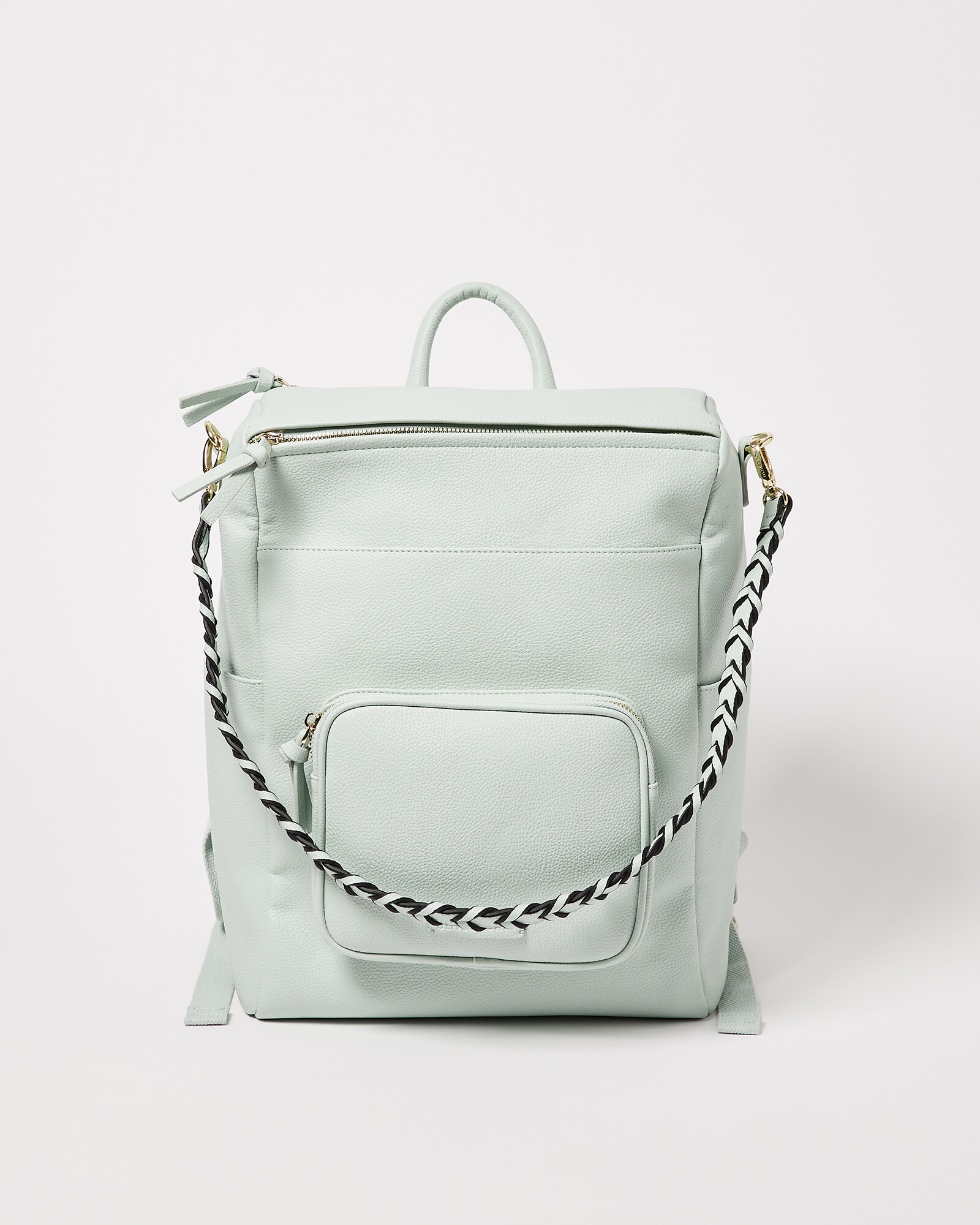 Laine Slouch Green Backpack | Oliver Bonas