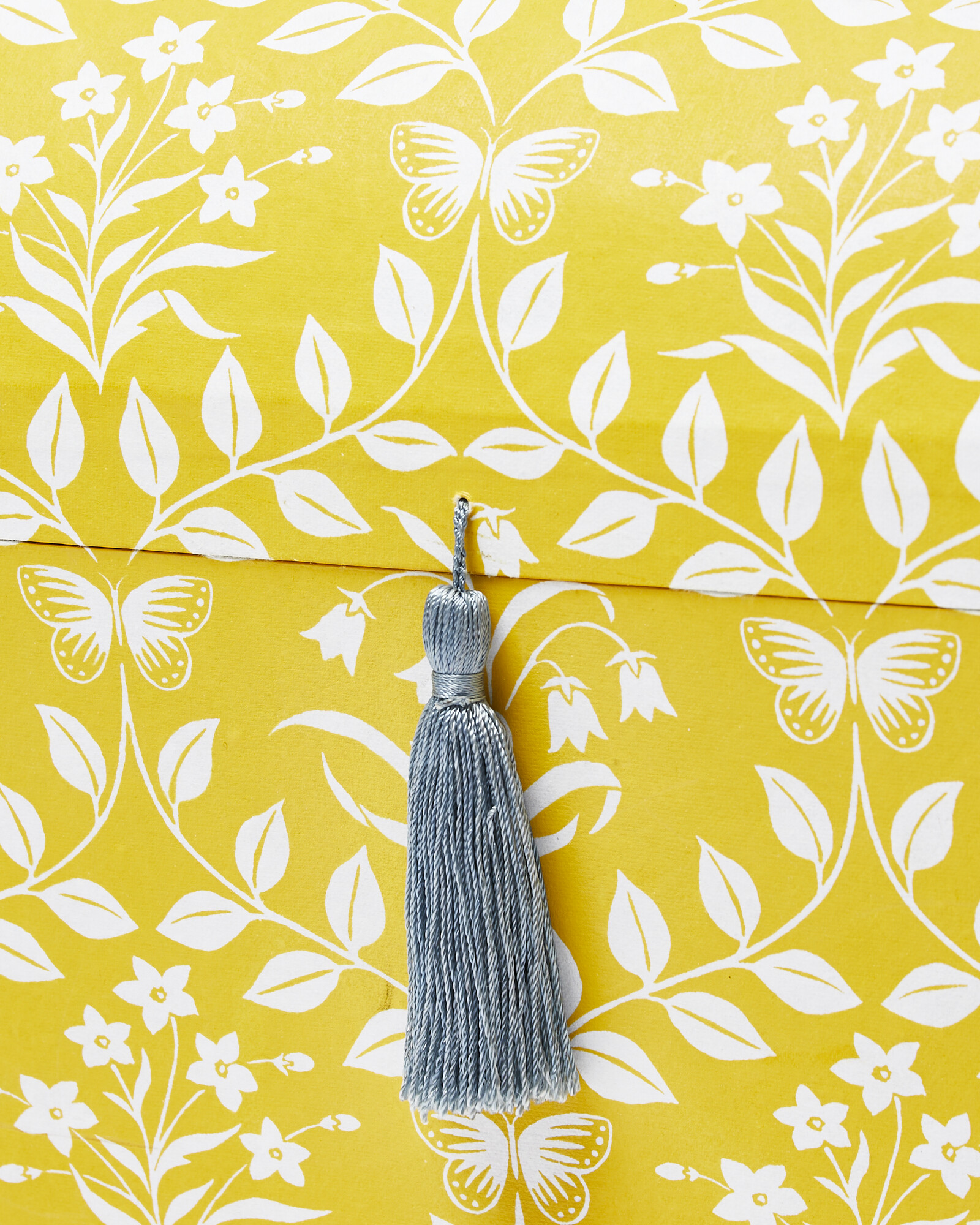 Lula Floral Print Yellow Storage Box | Oliver Bonas