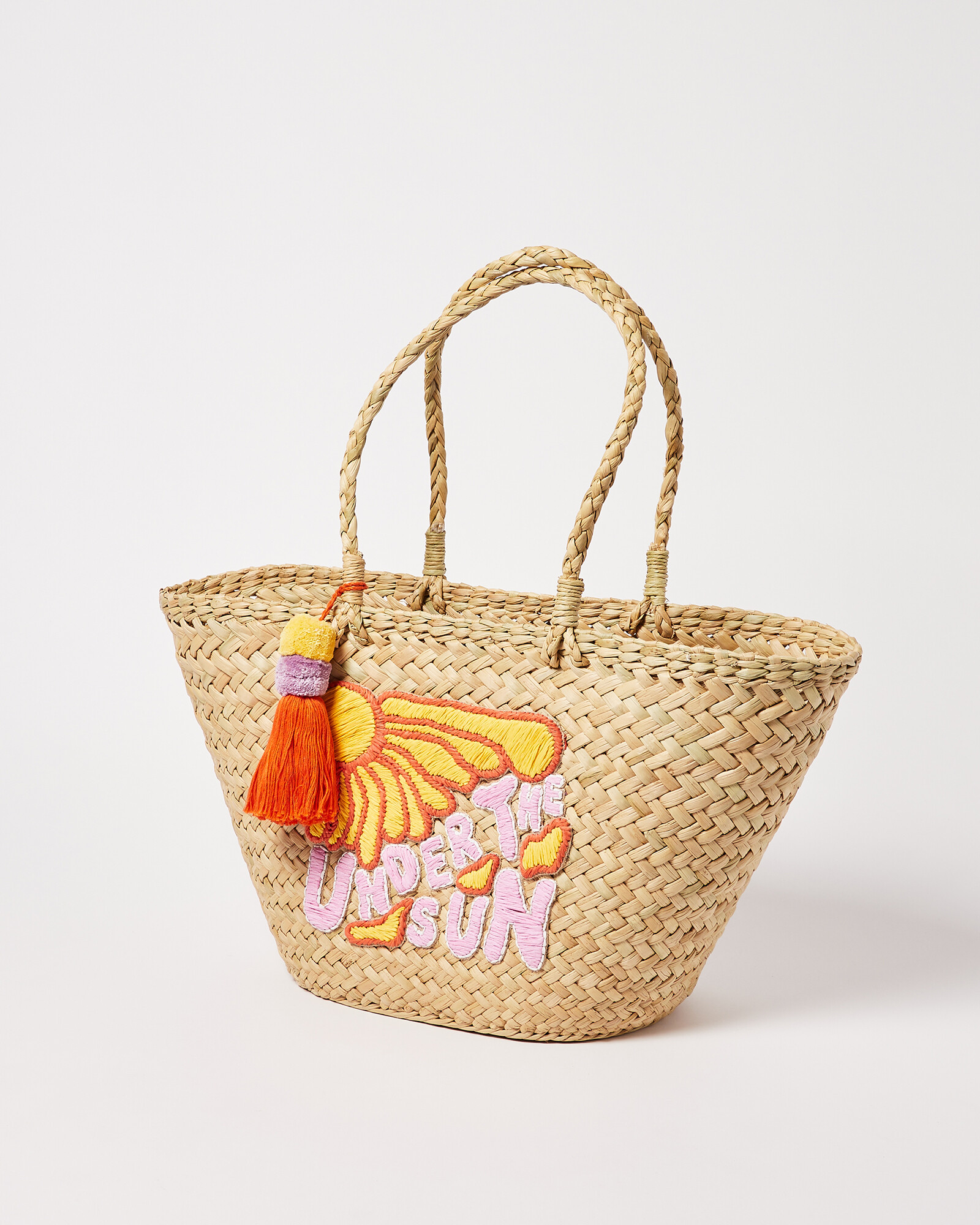 Under The Sun Woven Beach Bag | Oliver Bonas