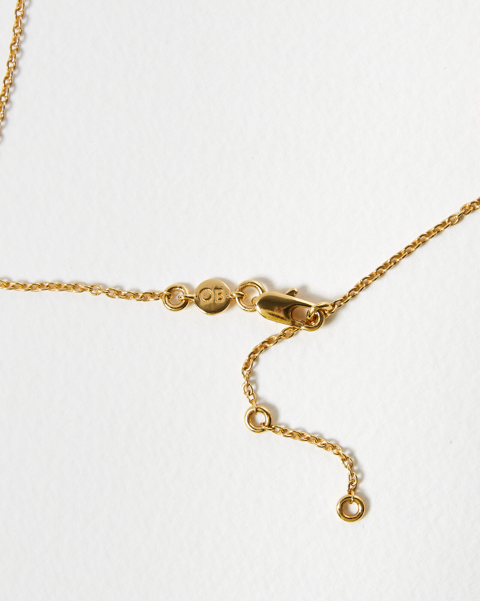 Cayenne Green Onyx Beaded Chain Pendant Necklace | Oliver Bonas