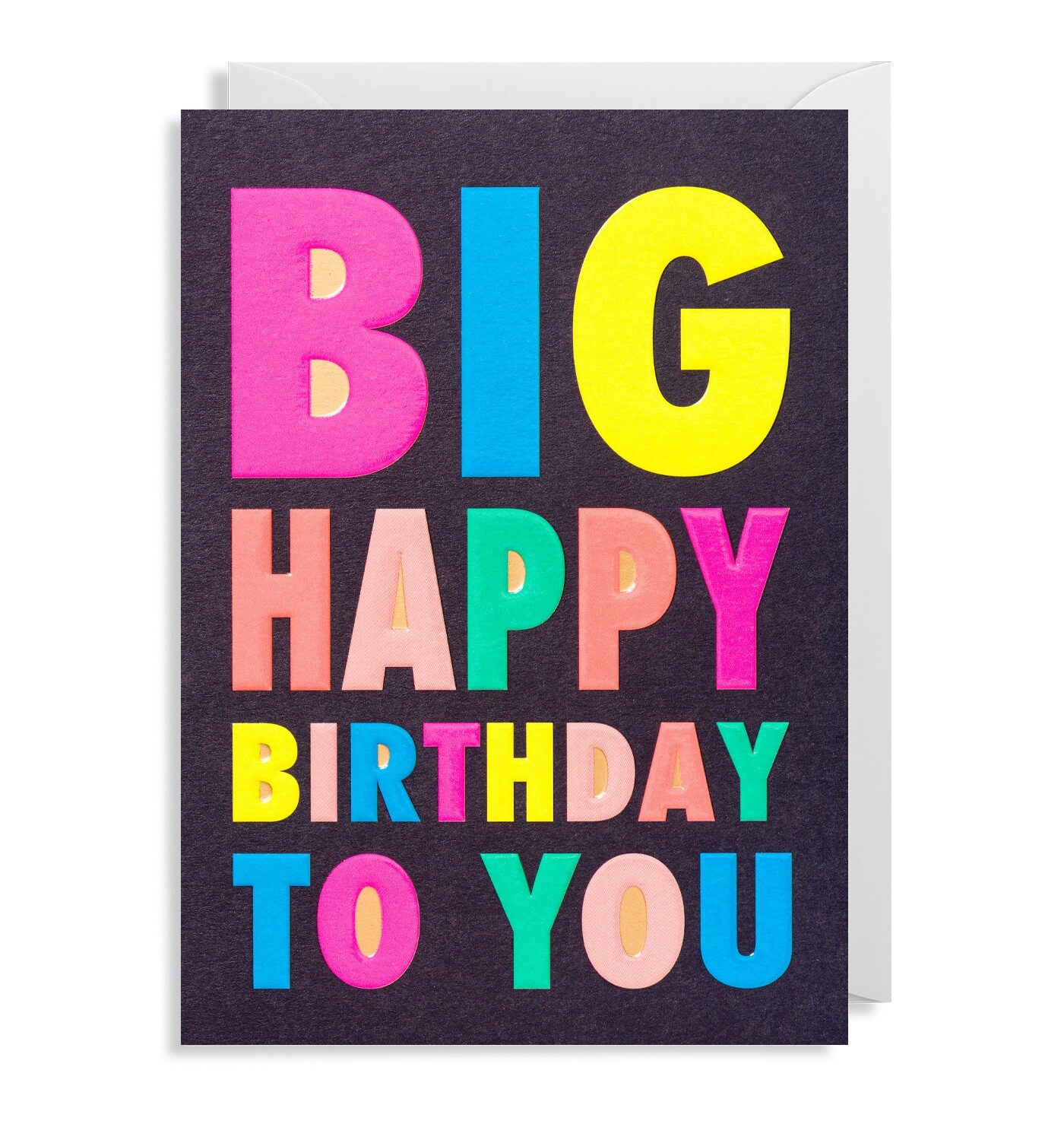 Big Happy Birthday Card | Oliver Bonas