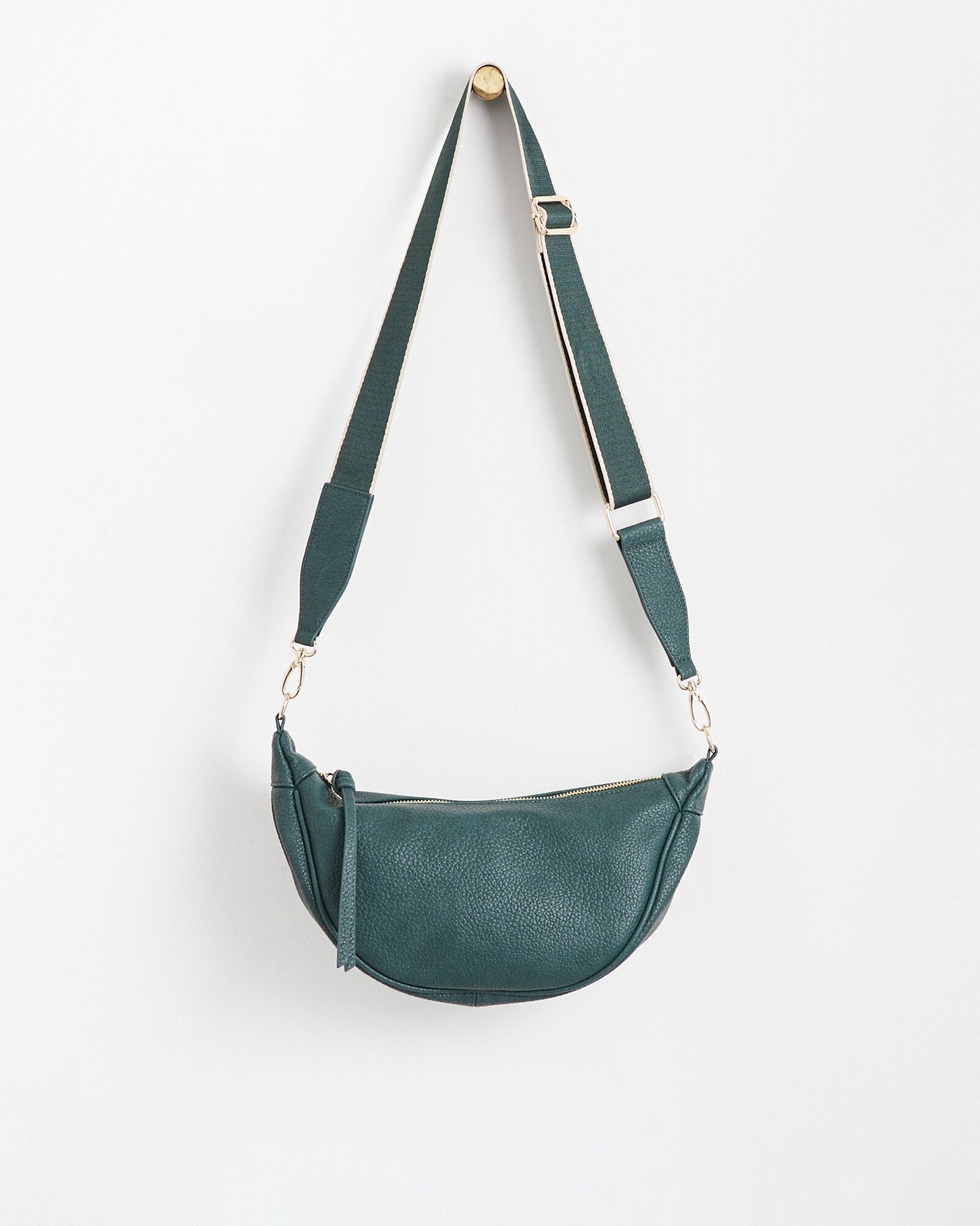 Betty Teal Slouch Crossbody Belt Bag | Oliver Bonas