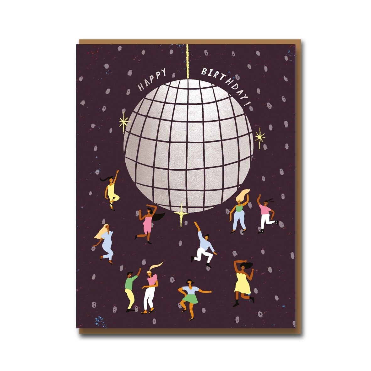 Disco Ball Dancers Birthday Card | Oliver Bonas IE