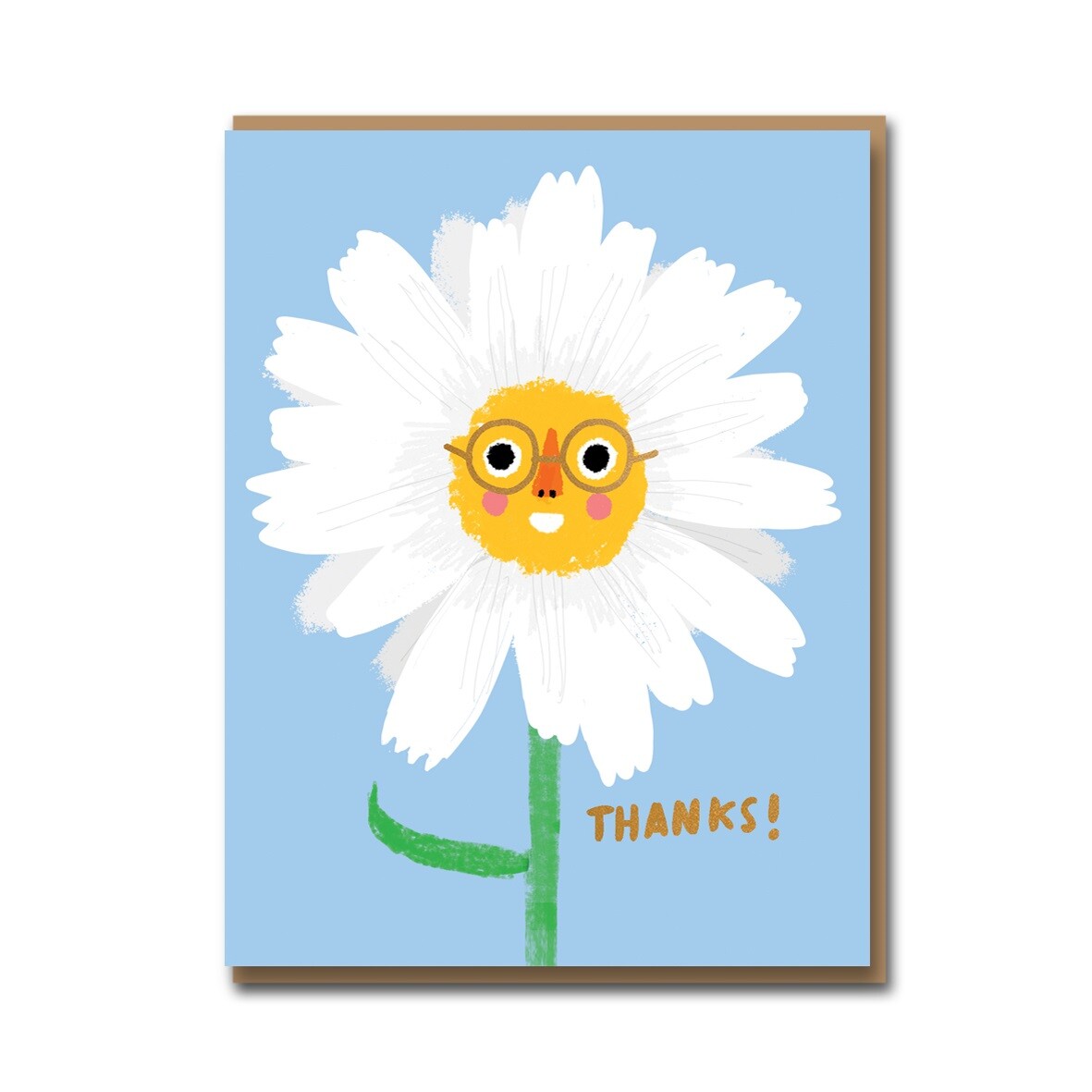 Thanks Daisy Thank You Card | Oliver Bonas