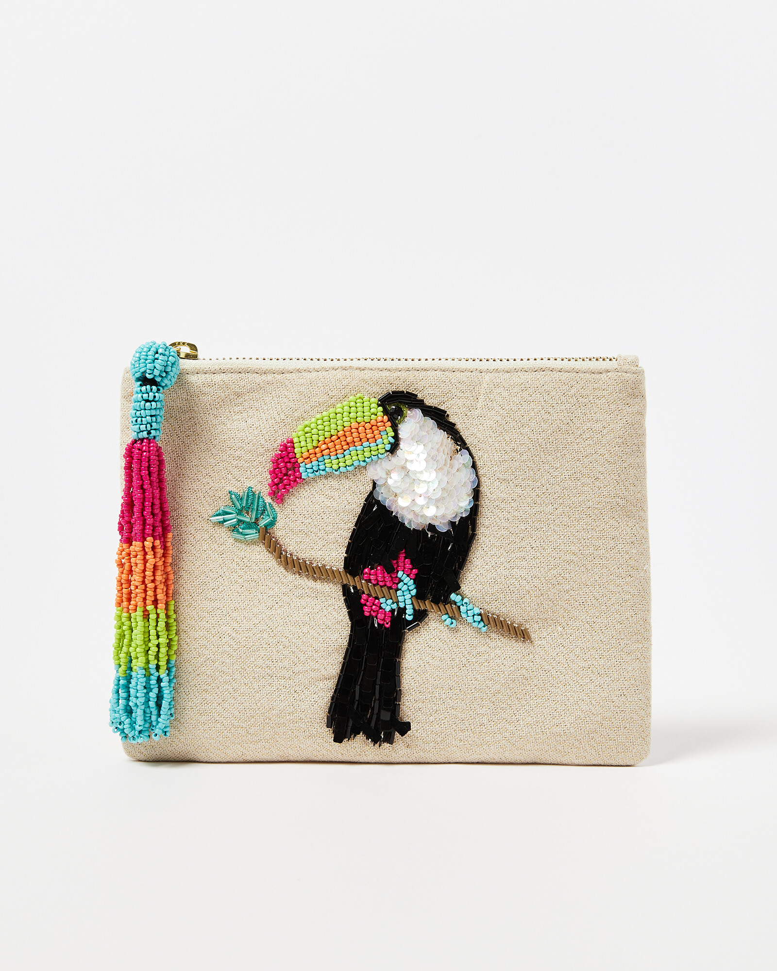Tanisha Toucan Zipped Pouch | Oliver Bonas