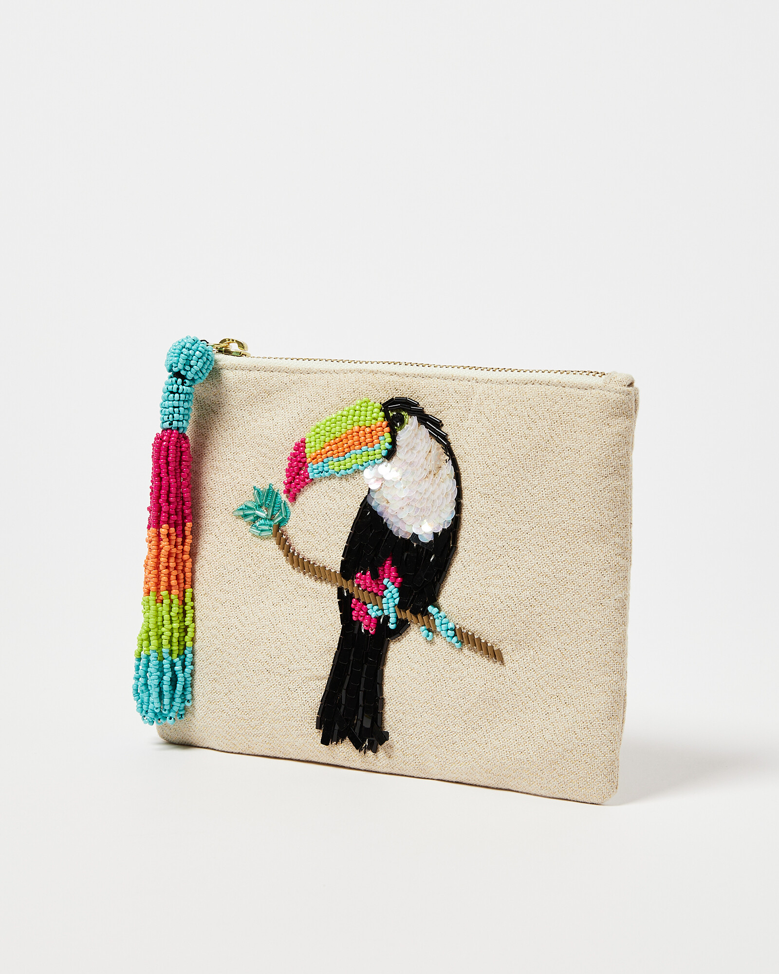 Tanisha Toucan Zipped Pouch | Oliver Bonas