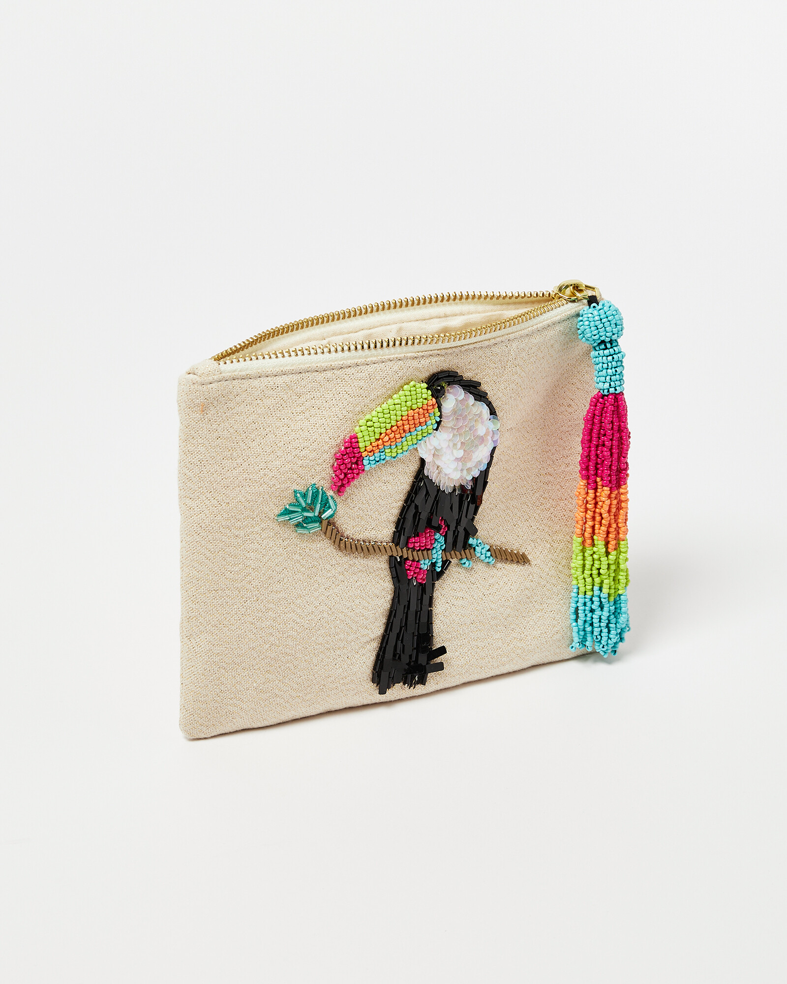 Tanisha Toucan Zipped Pouch | Oliver Bonas
