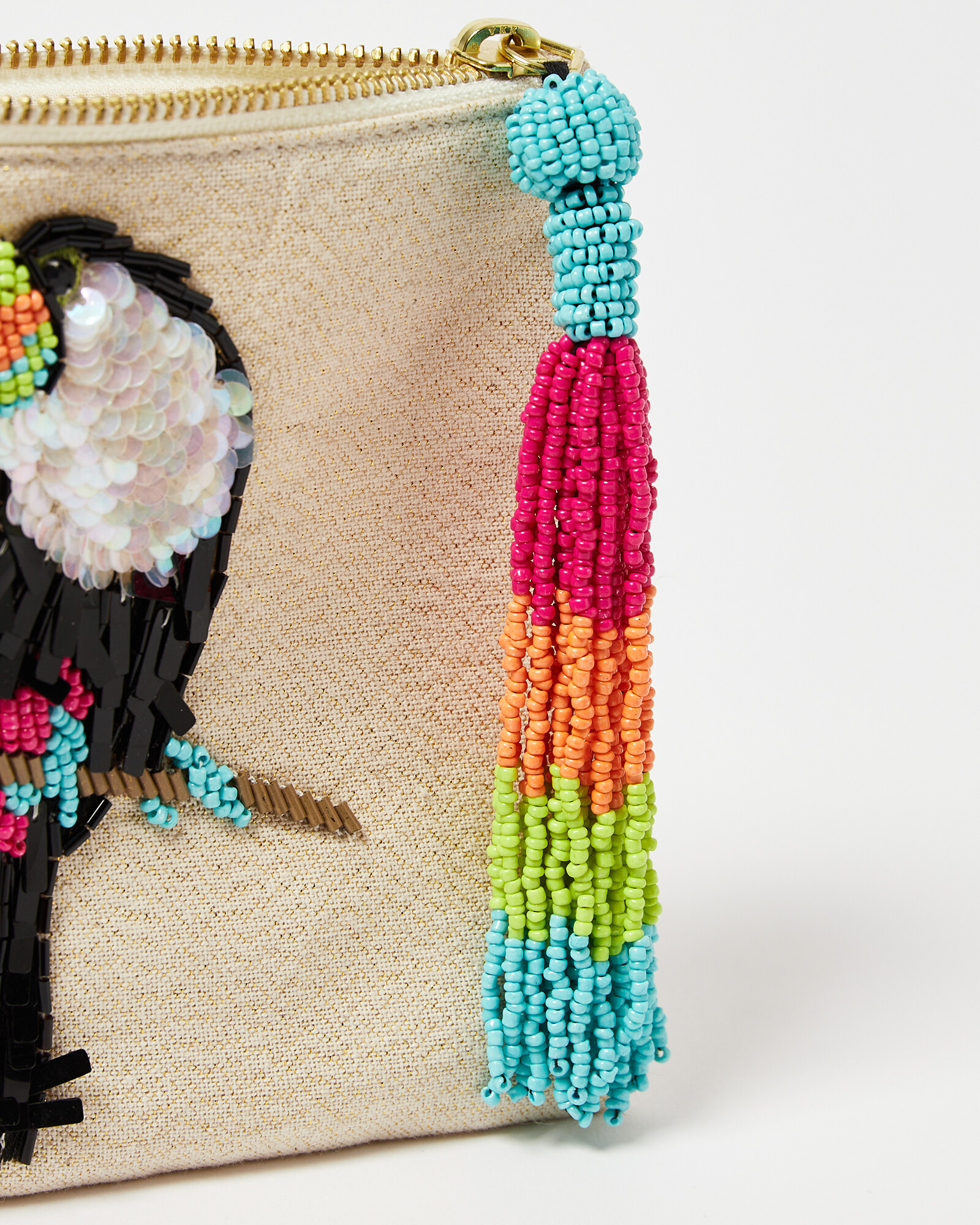 Tanisha Toucan Zipped Pouch | Oliver Bonas
