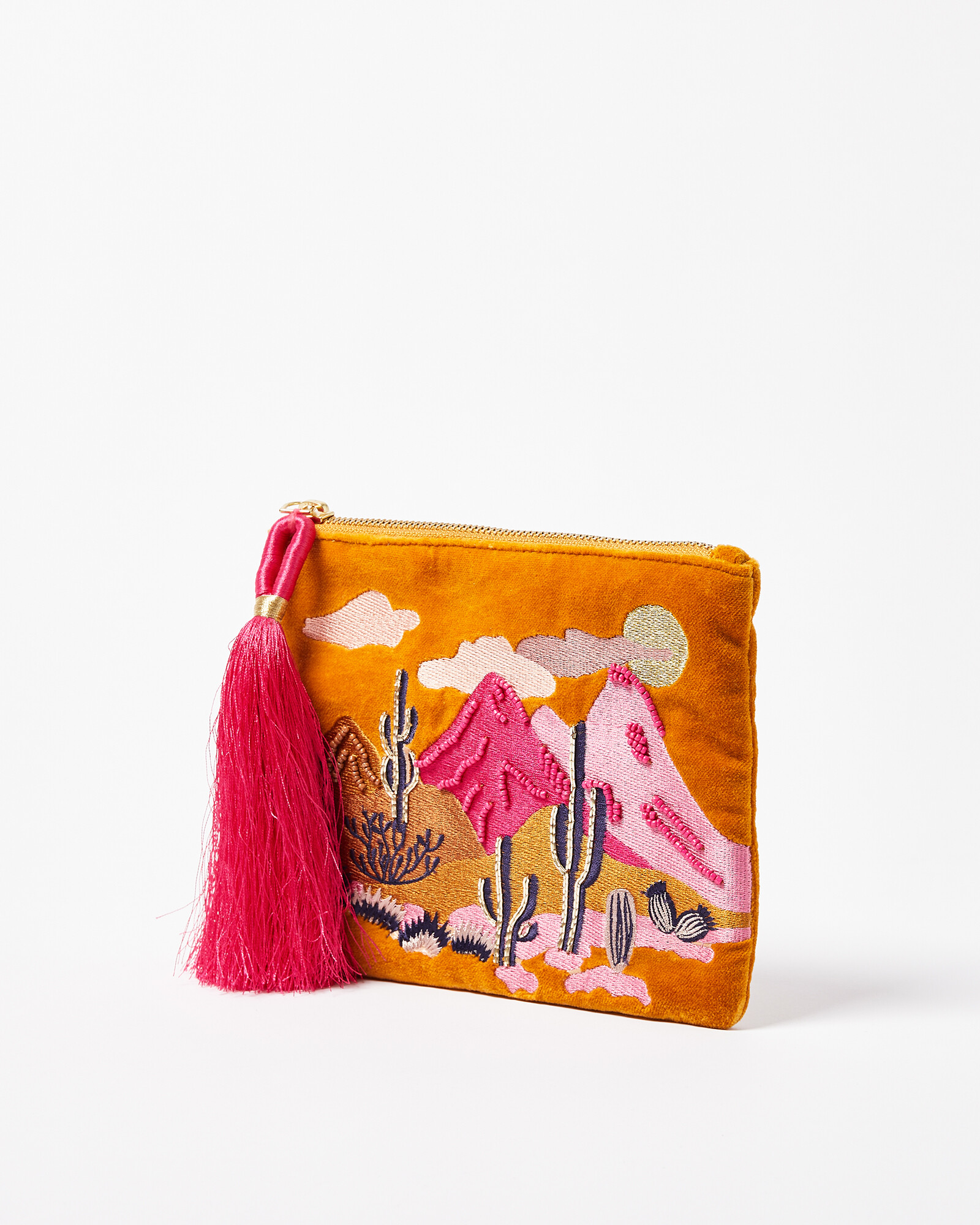 Desert Sunset Pink & Orange Pouch | Oliver Bonas